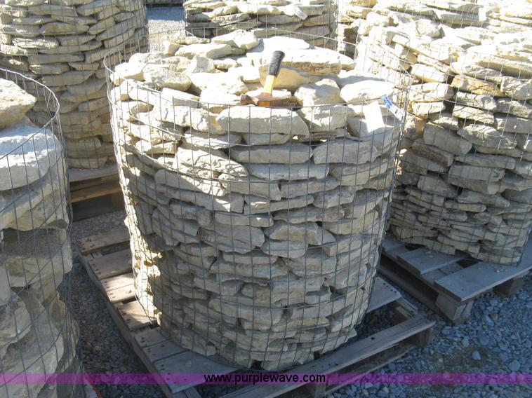 Kansas native mini flagstone limestone basket in Wichita, KS | Item ...