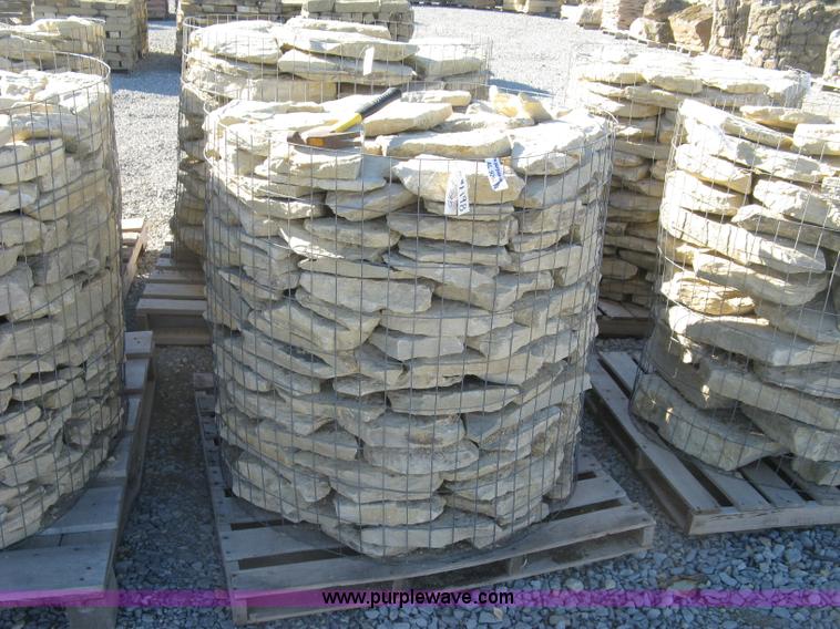 Kansas native mini flagstone limestone basket in Wichita, KS | Item ...