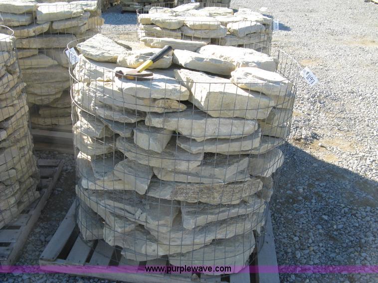 Kansas native limestone flagstone basket in Wichita, KS | Item AL9295 ...