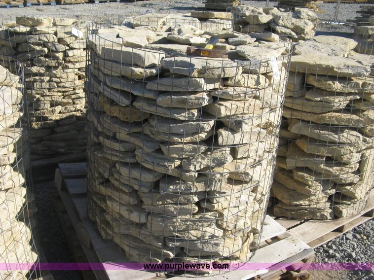Kansas native mini flagstone limestone basket in Wichita, KS | Item ...