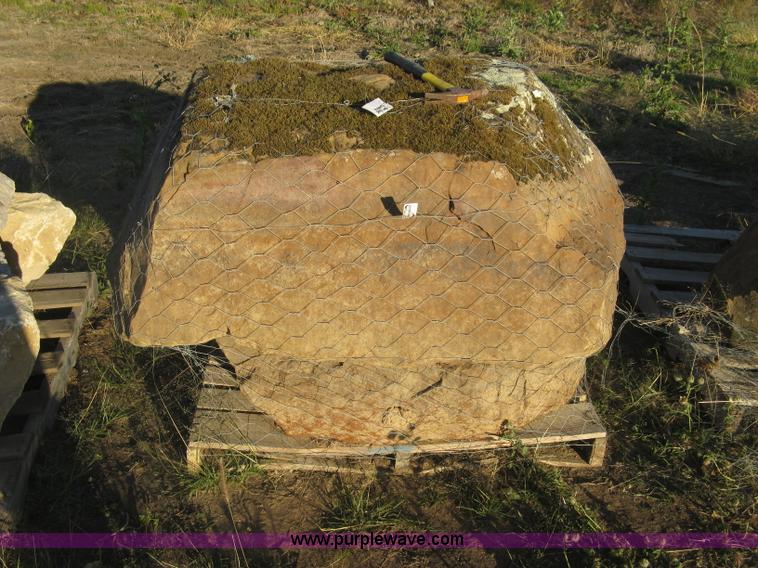 (3) moss rock boulders in Wichita, KS | Item BF9347 sold | Purple Wave