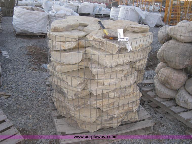 Native Kansas limestone/flagstone basket in Wichita, KS | Item BF9483 ...