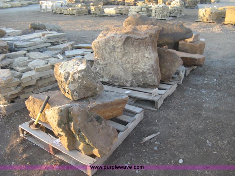 (11) sandstone boulders in Wichita, KS | Item BF9687 sold | Purple Wave