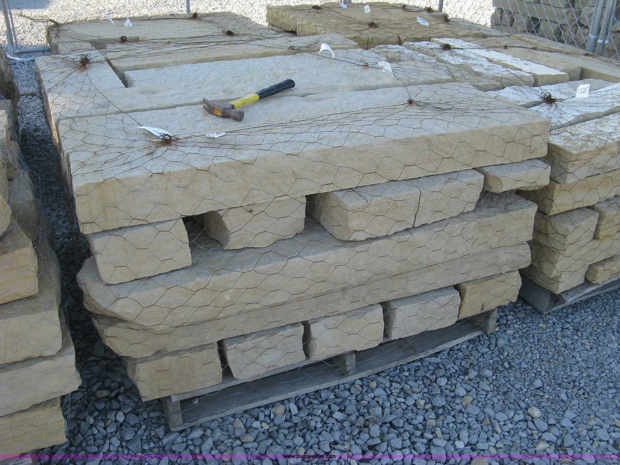 Colorado Buff chopped stones in Wichita, KS | Item AL9268 sold | Purple ...