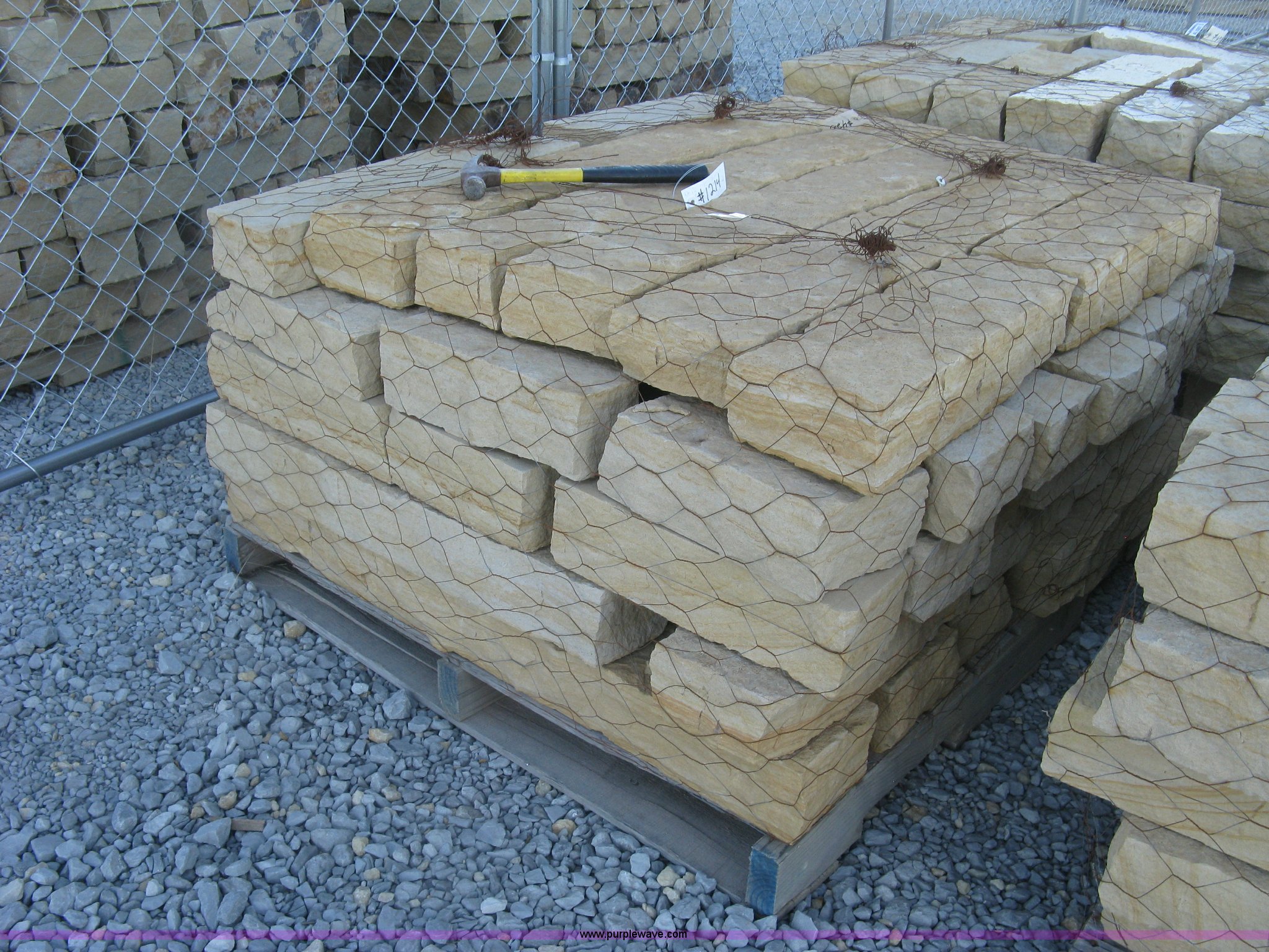 Colorado Buff chopped stones in Wichita, KS | Item AL9278 sold | Purple ...