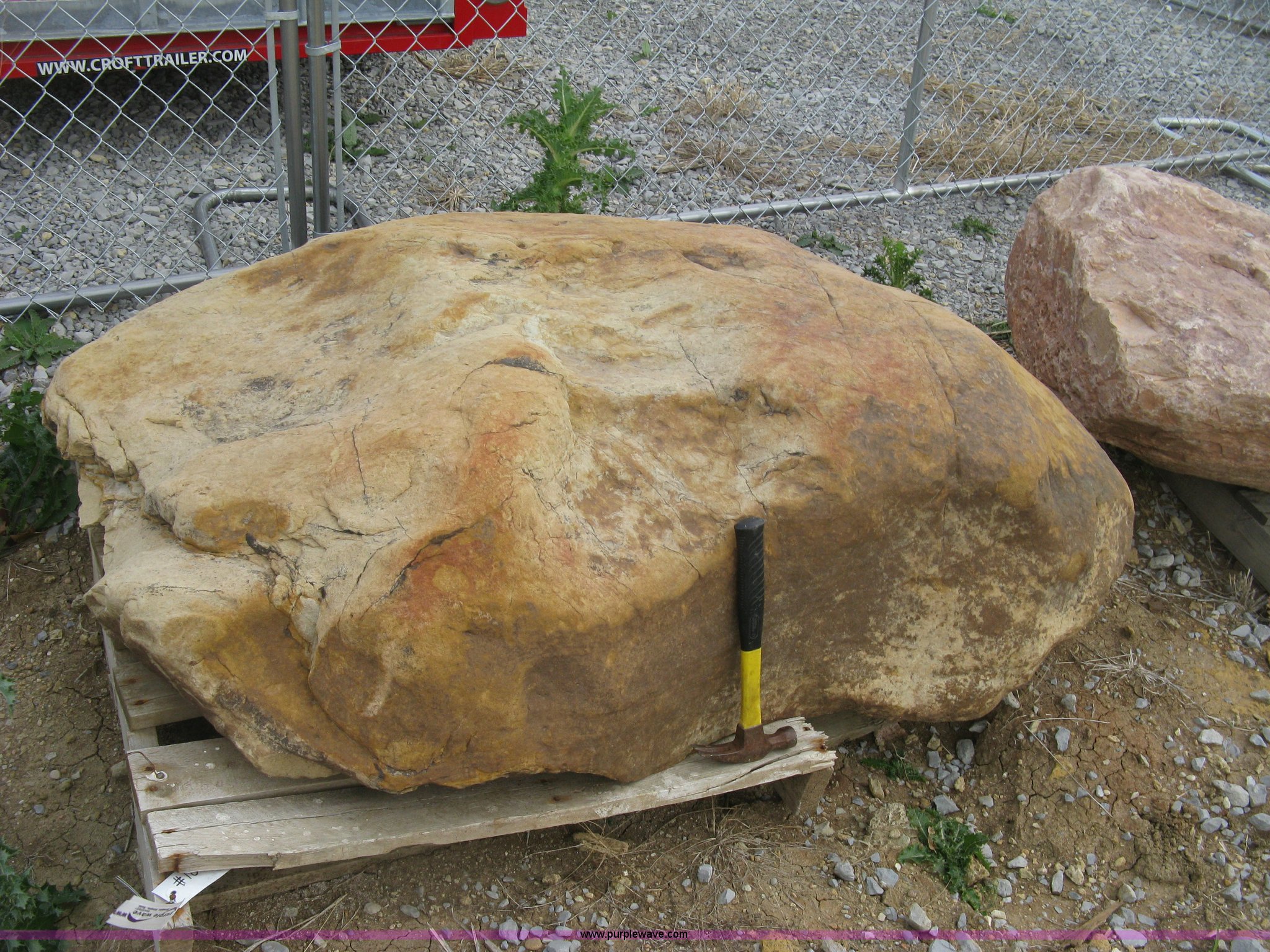 Creekstone boulder in Wichita, KS | Item AL9429 sold | Purple Wave