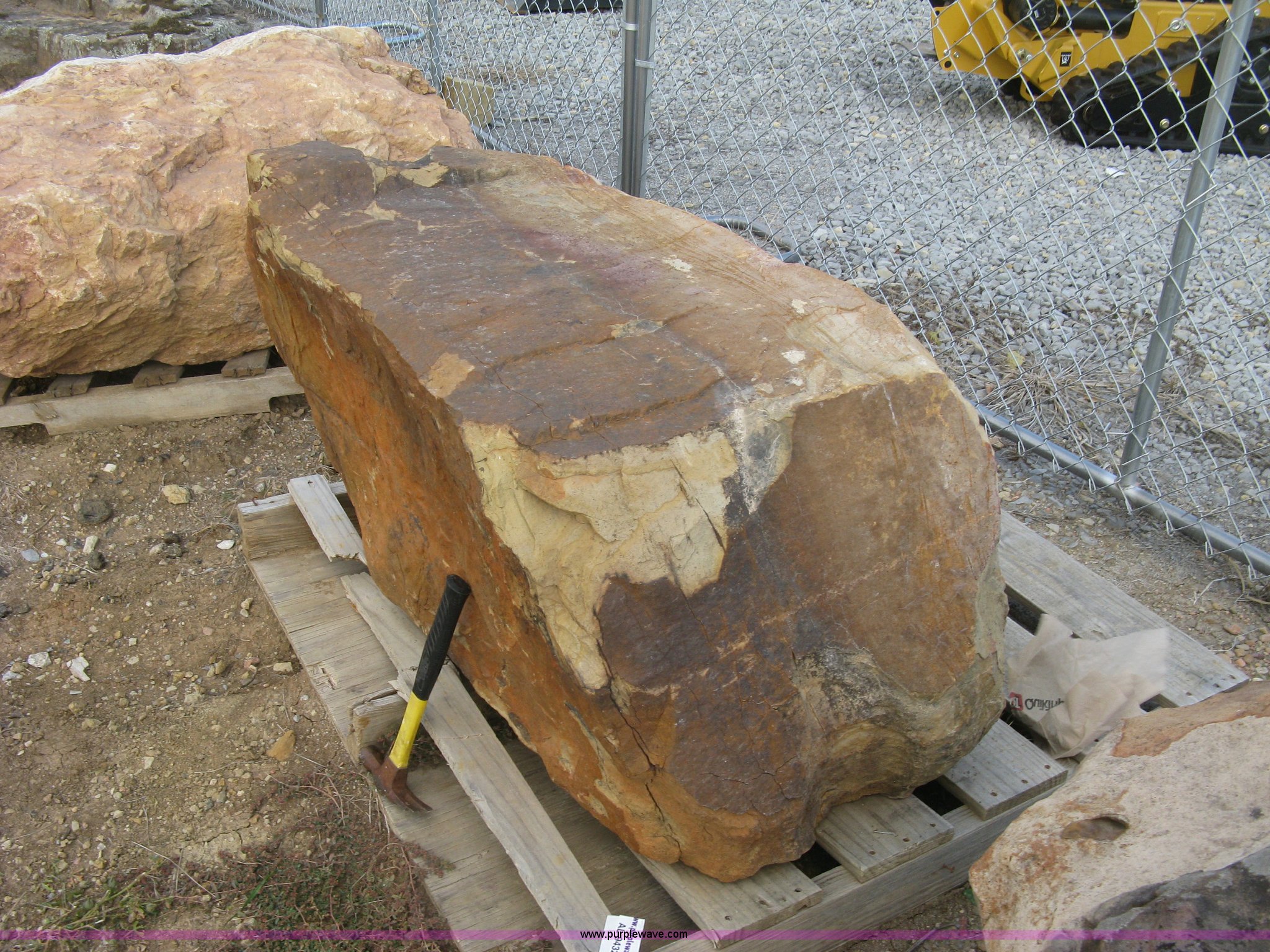 Sandstone boulder in Wichita, KS | Item AL9432 sold | Purple Wave