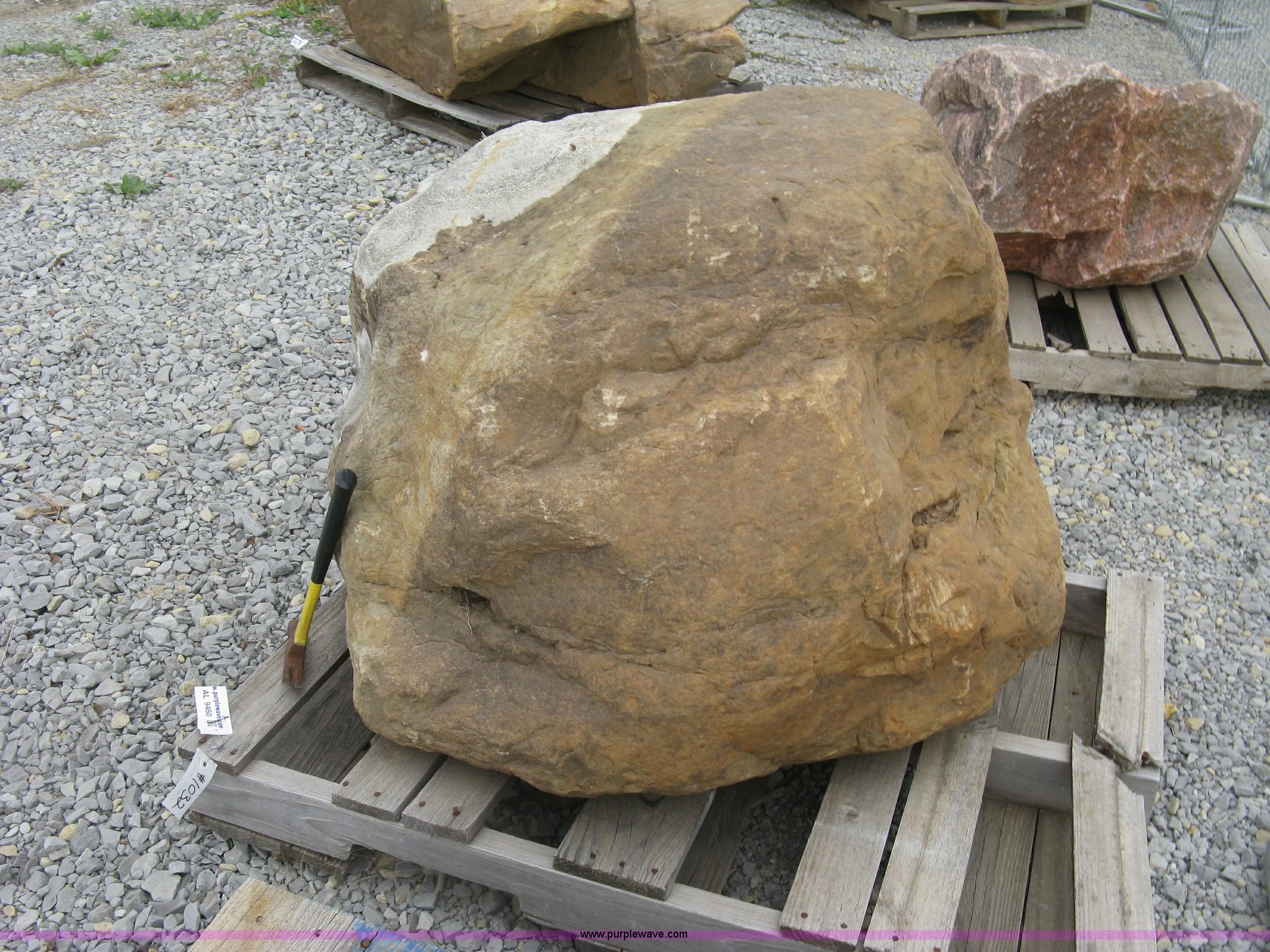 Creekstone boulder in Wichita, KS | Item AL9460 sold | Purple Wave