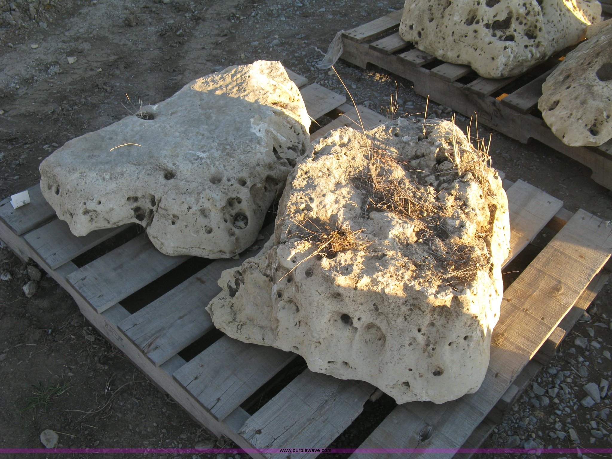 (6) Holey limestone boulders in Wichita, KS | Item BF9320 sold | Purple ...