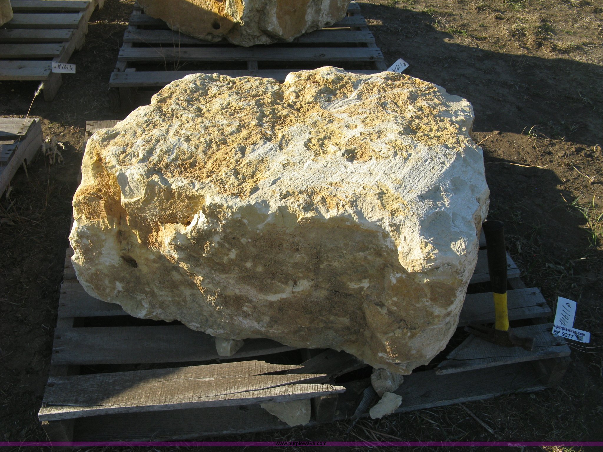 (4) native Kansas cream limestone boulders in Wichita, KS | Item BF9377 ...