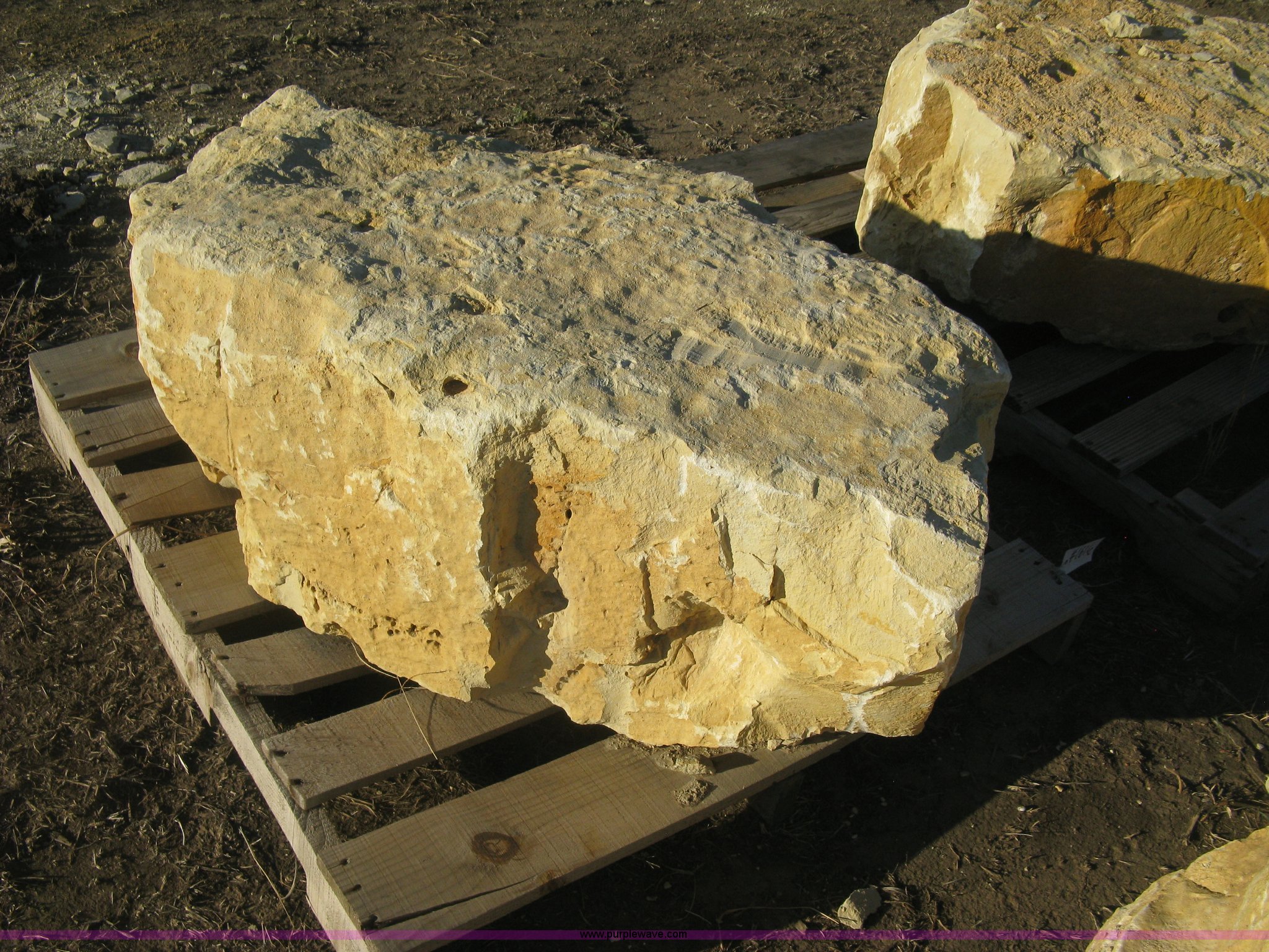 (4) native Kansas cream limestone boulders in Wichita, KS | Item BF9377 ...