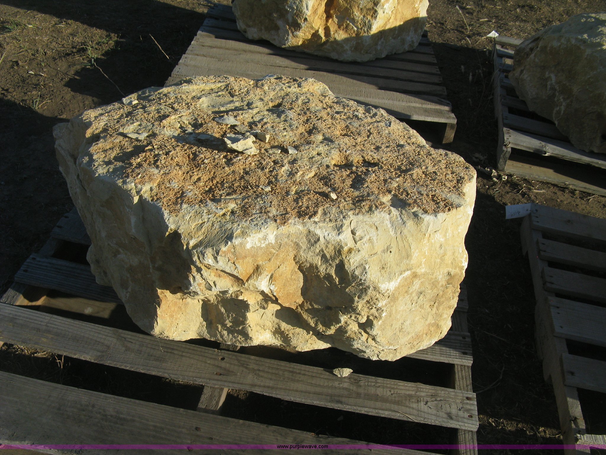(4) native Kansas cream limestone boulders in Wichita, KS | Item BF9377 ...