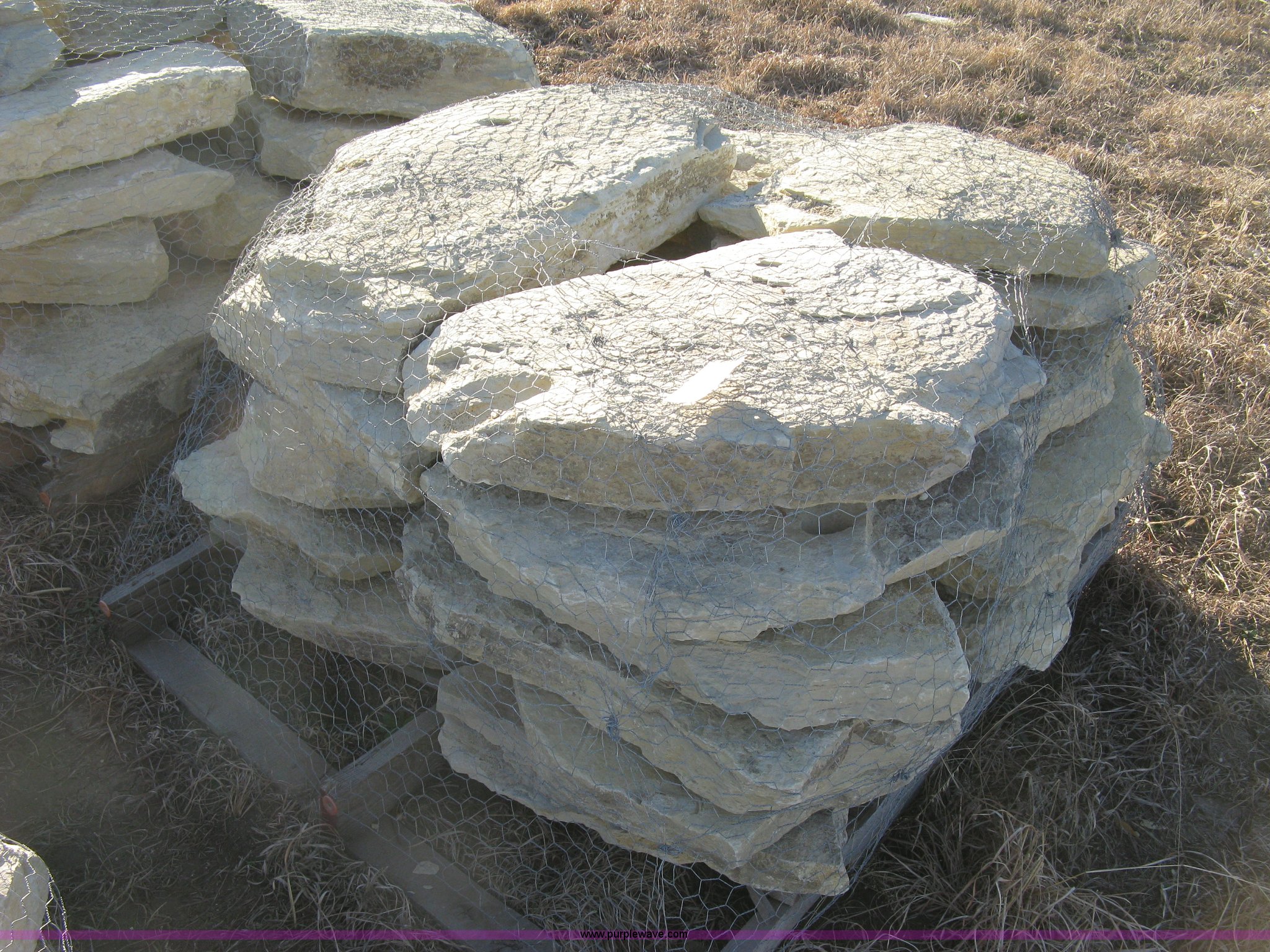Native Kansas limestone retaining wall builders in Wichita, KS | Item ...
