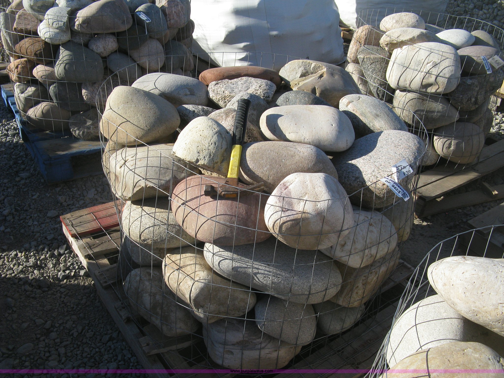 Colorado premium river rock basket in Wichita, KS | Item BF9423 sold ...