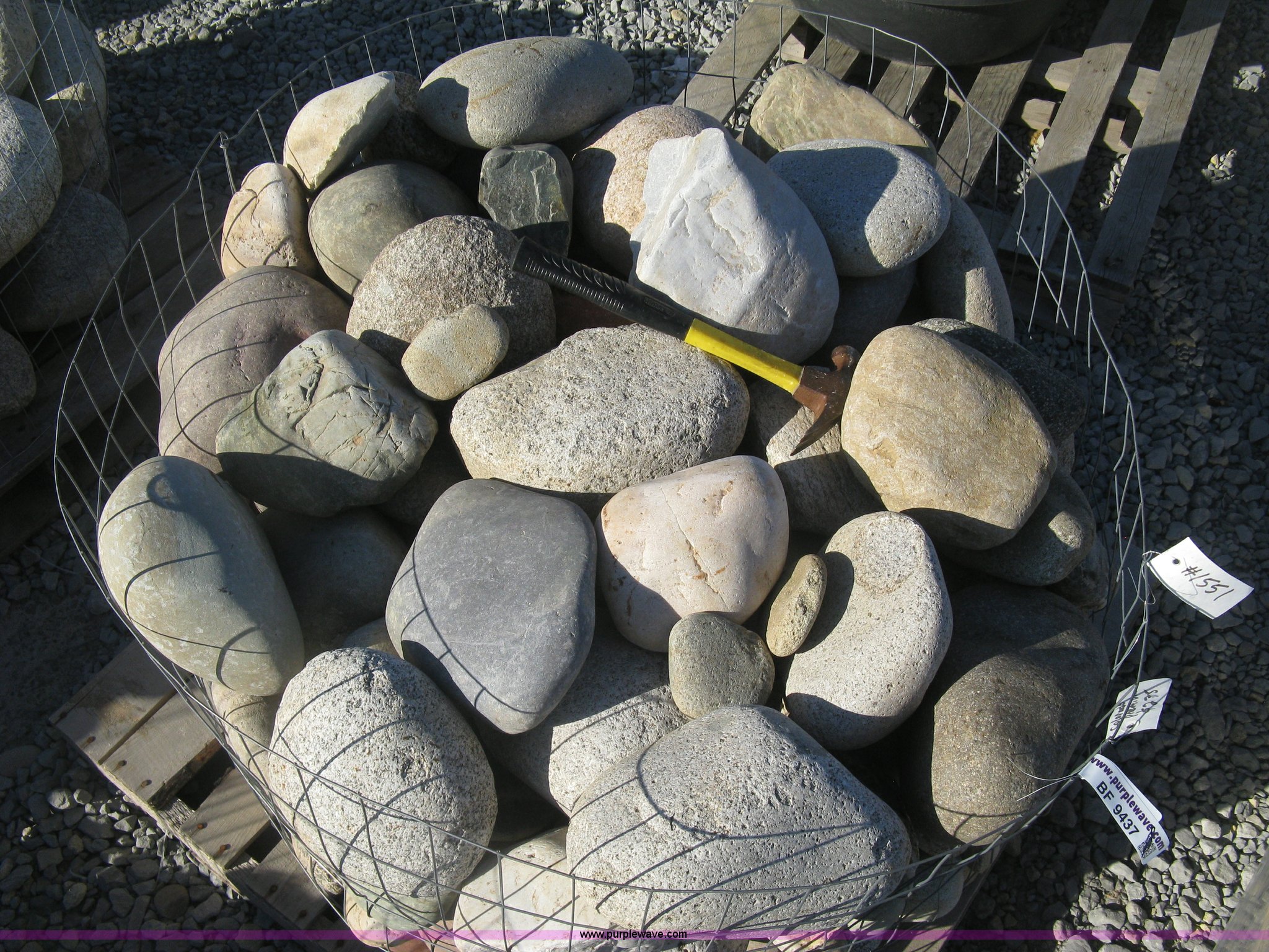 Colorado premium #5 river rock basket in Wichita, KS | Item BF9437 sold ...