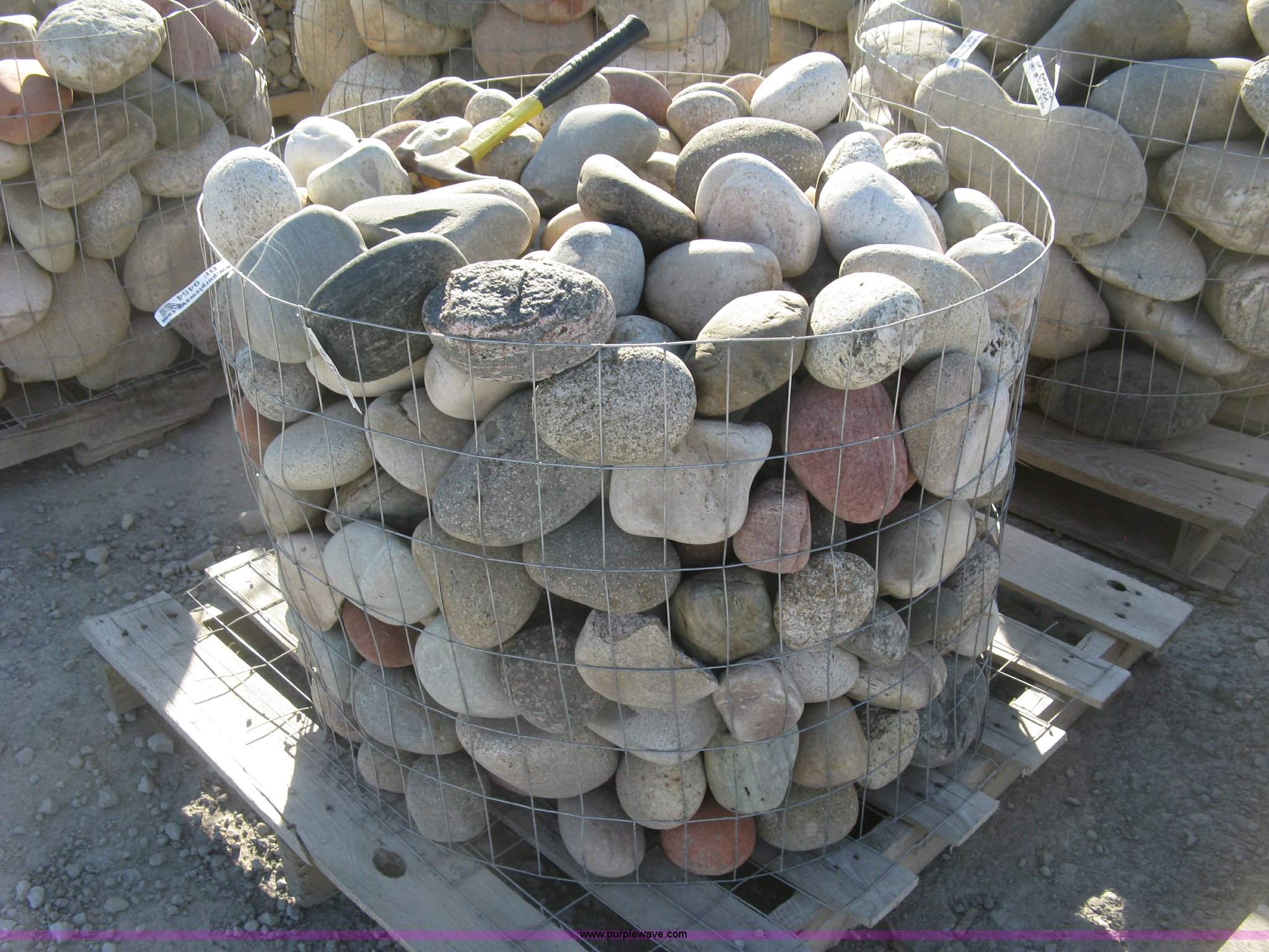 Colorado premium river rock basket in Wichita, KS | Item BF9454 sold ...