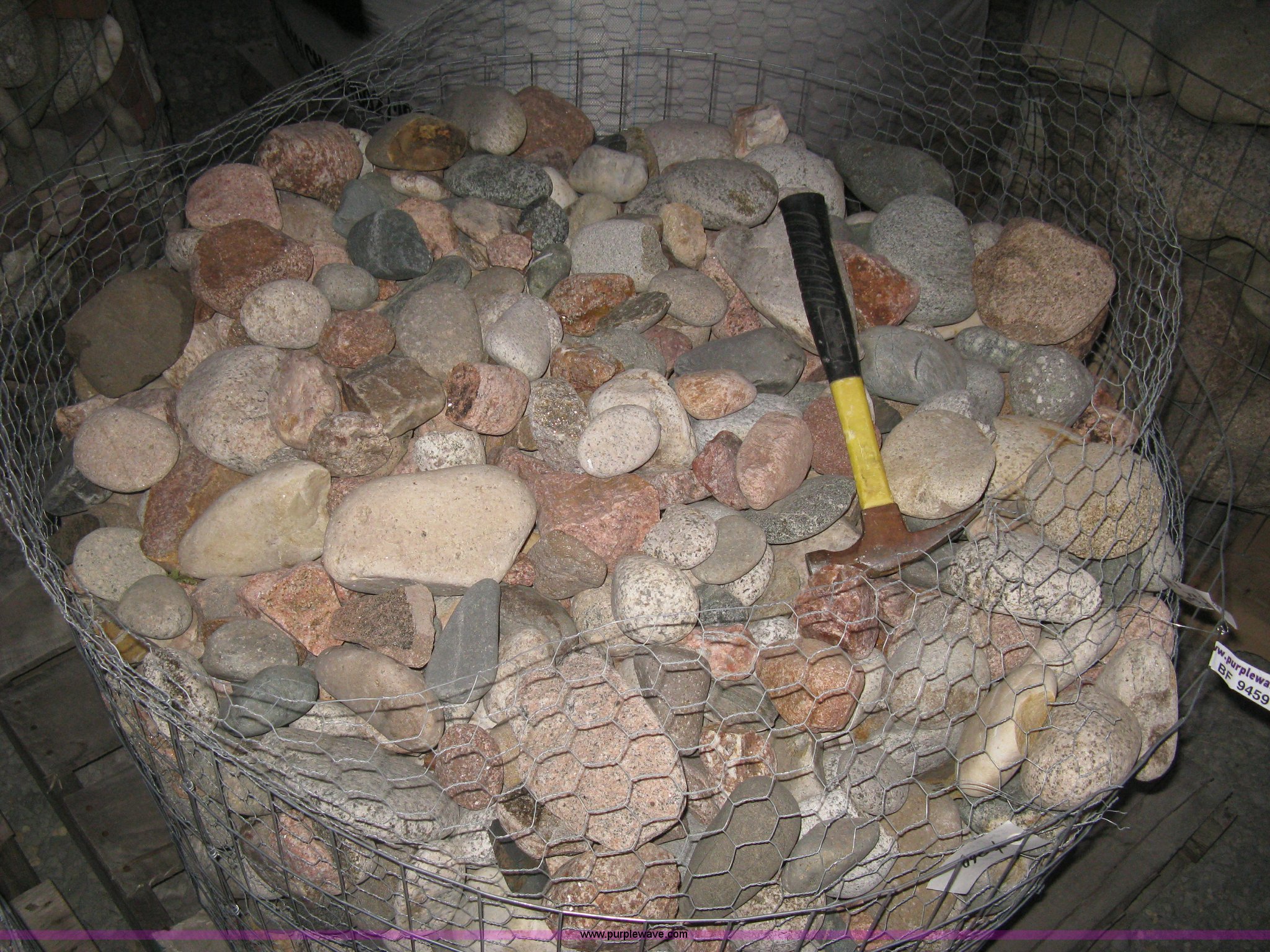 Southern Colorado river rock basket in Wichita, KS | Item BF9459 sold ...
