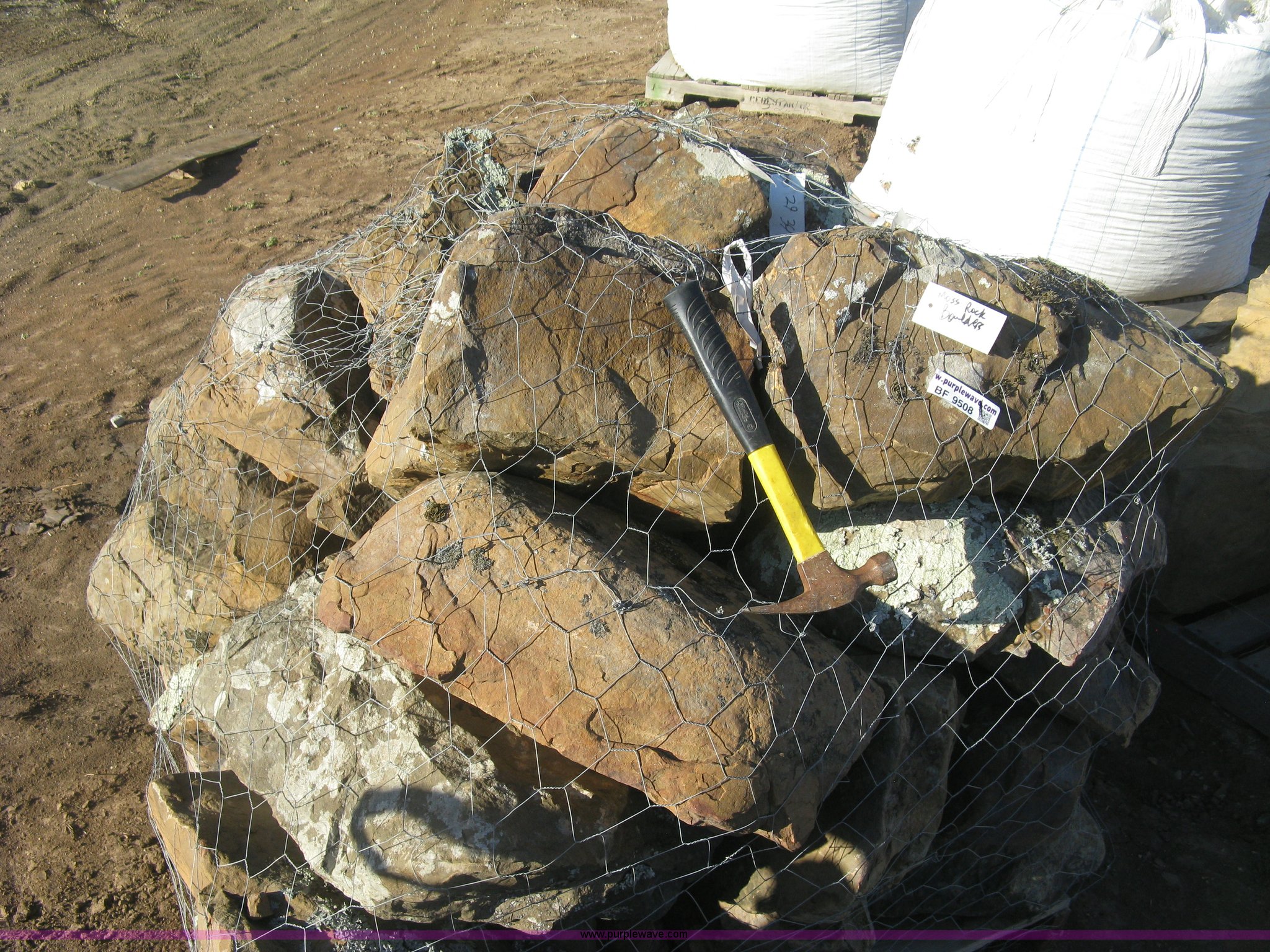 Moss rock boulders in Wichita, KS | Item BF9508 sold | Purple Wave