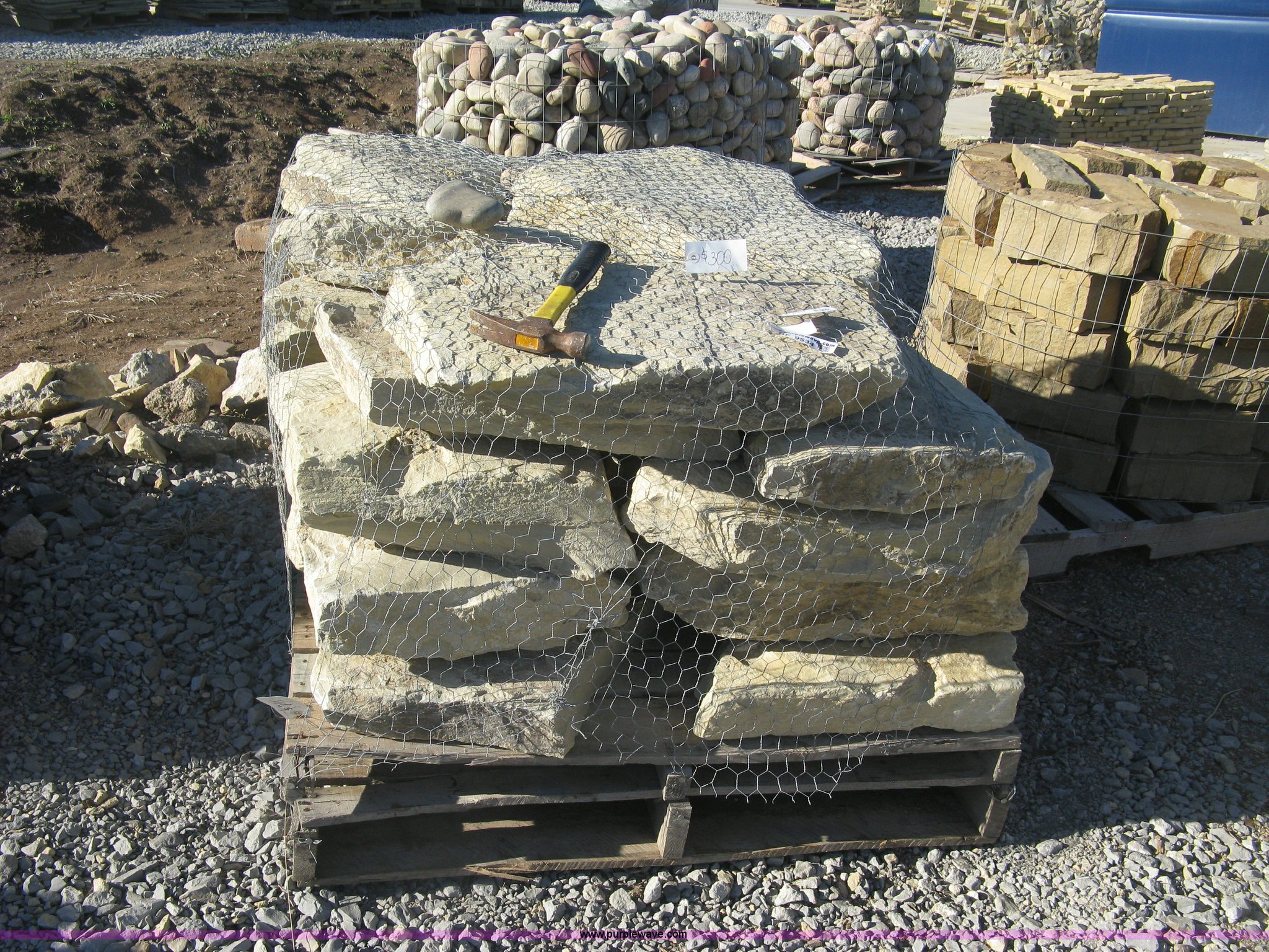 Kansas native limestone retaining wall stone in Wichita, KS | Item ...