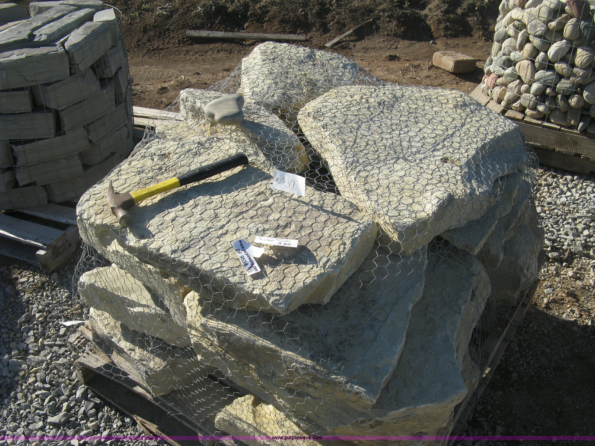 Kansas native limestone retaining wall stone in Wichita, KS | Item ...