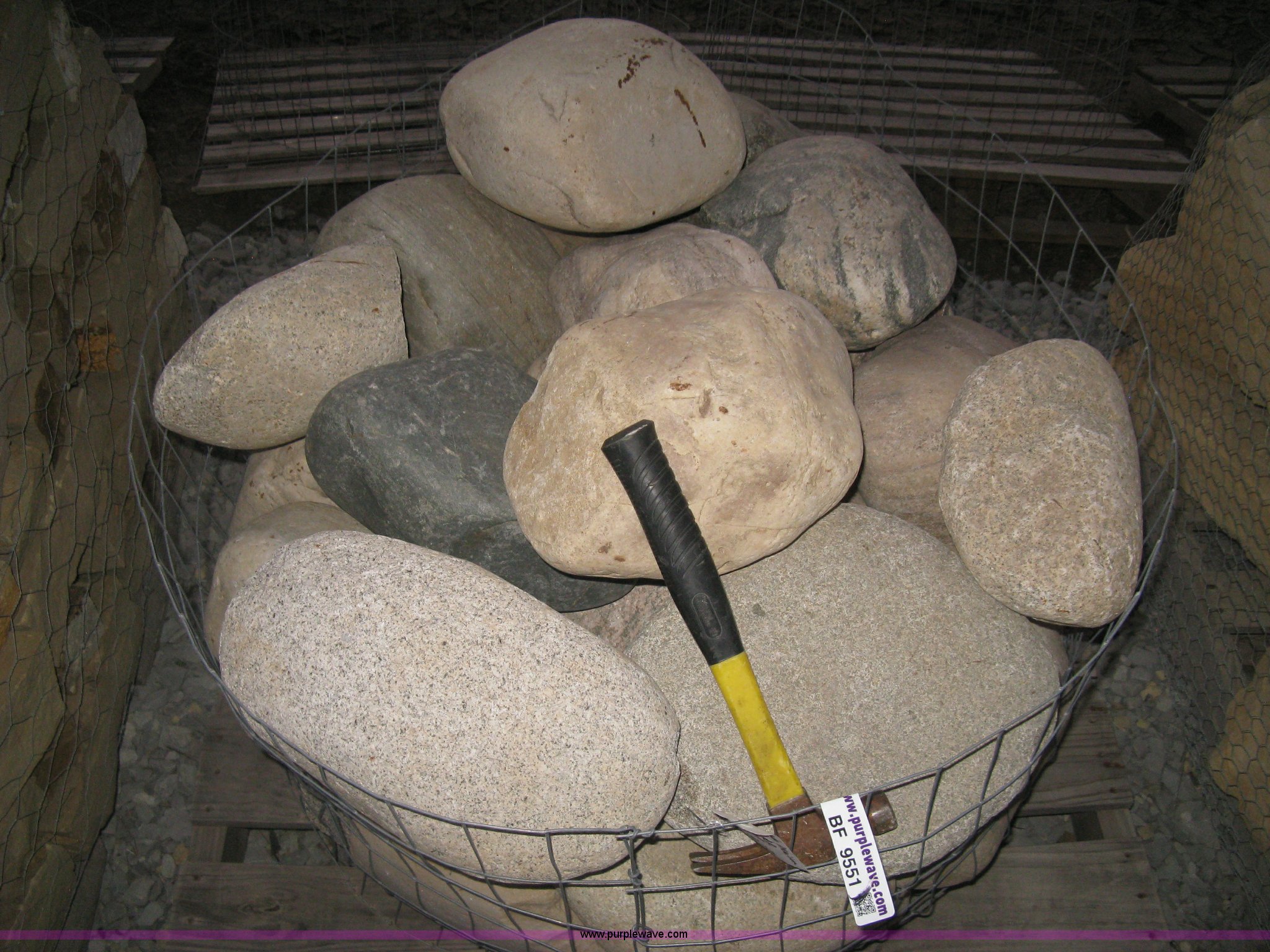 Colorado premium #6 river rock basket in Wichita, KS | Item BF9551 sold ...