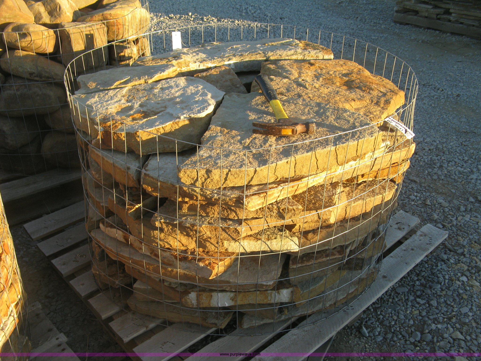 Rustic Arkansas flagstone basket in Wichita, KS | Item BF9641 sold ...