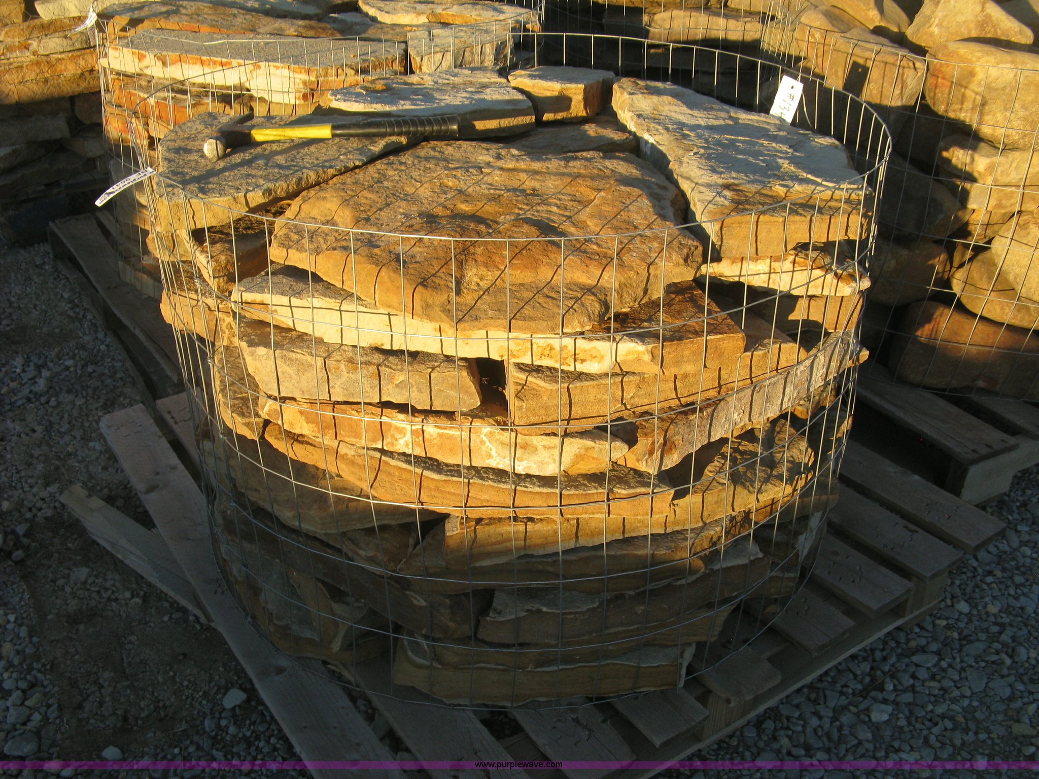 Rustic Arkansas flagstone basket in Wichita, KS | Item BF9641 sold ...