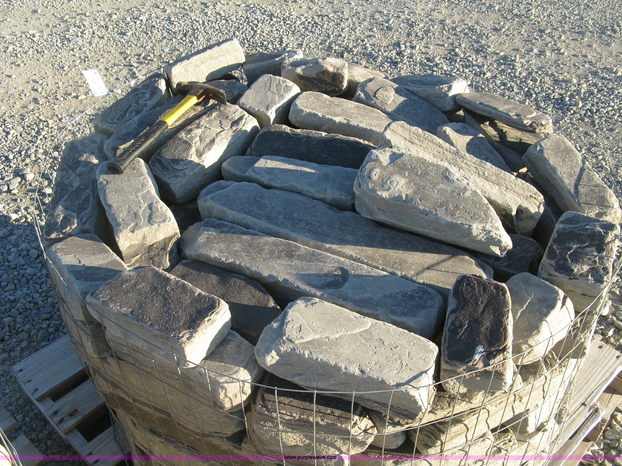 Oklahoma blue tumbled stone in Wichita, KS | Item BF9674 sold | Purple Wave