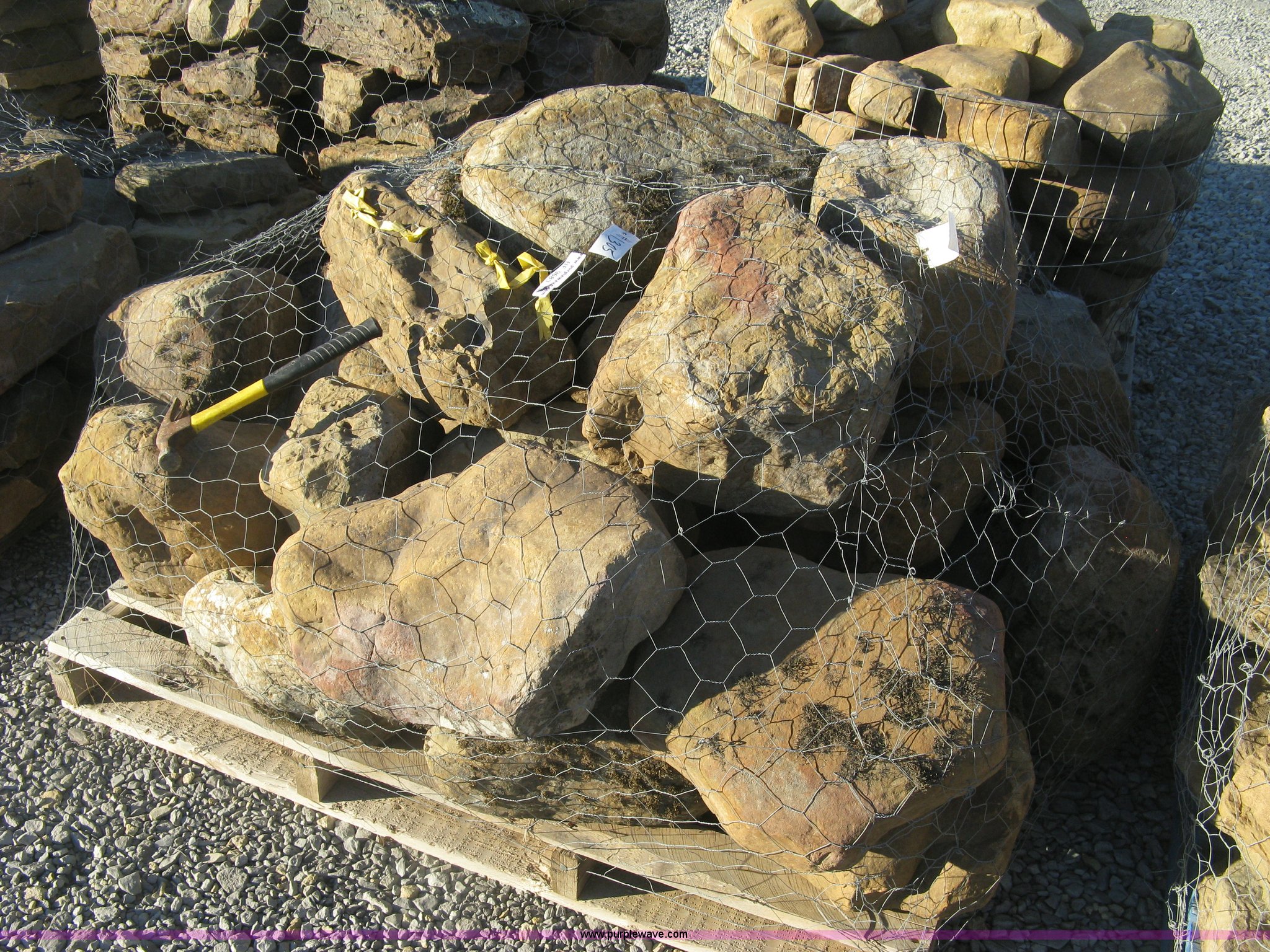 Approximately 25 moss rock creekstone boulders in Wichita, KS | Item ...