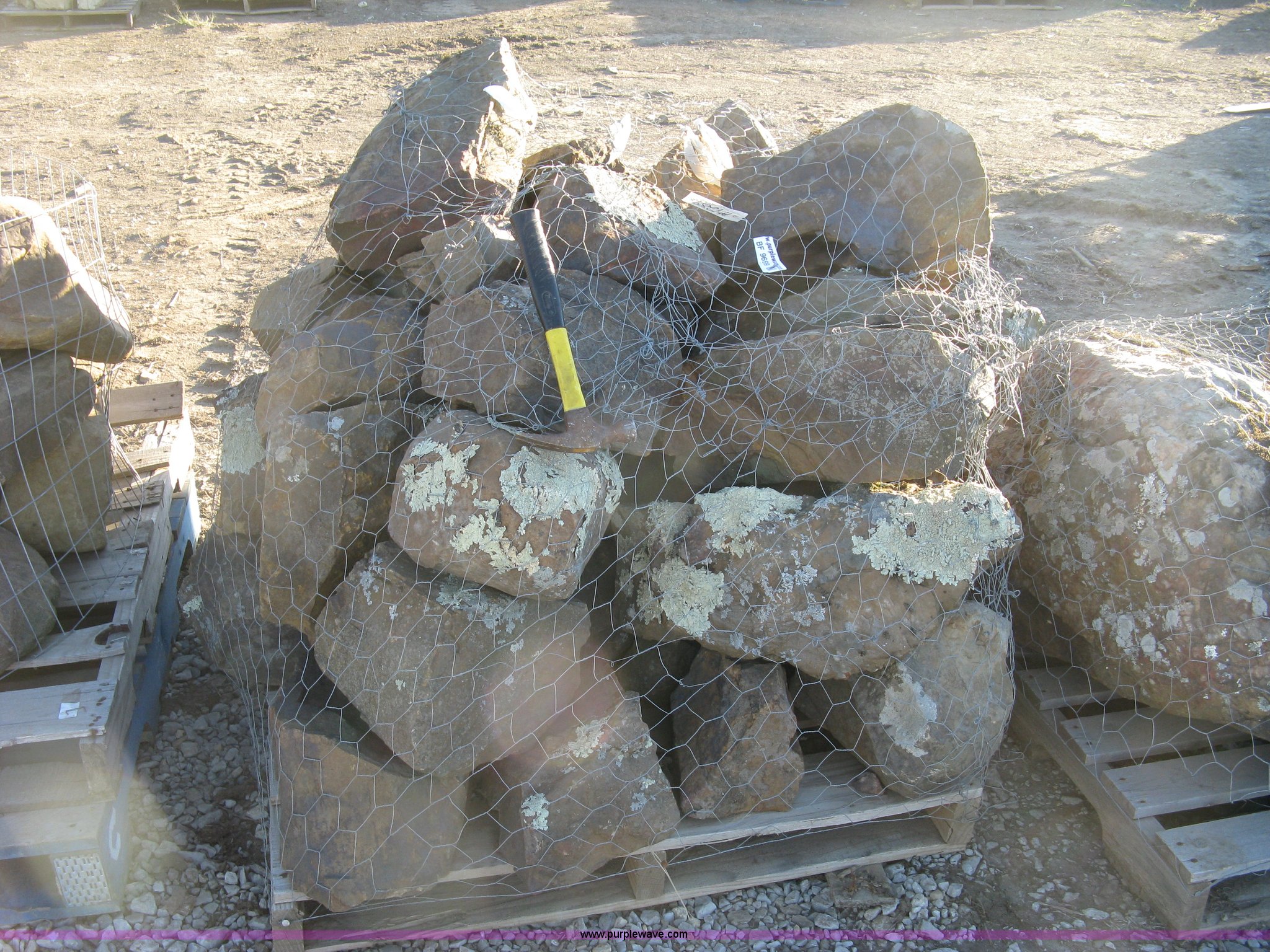 Small moss rock boulders in Wichita, KS | Item BF9699 sold | Purple Wave