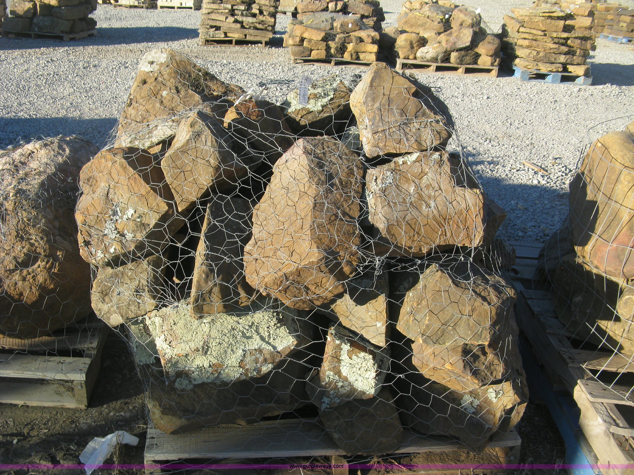 Small moss rock boulders in Wichita, KS | Item BF9699 sold | Purple Wave