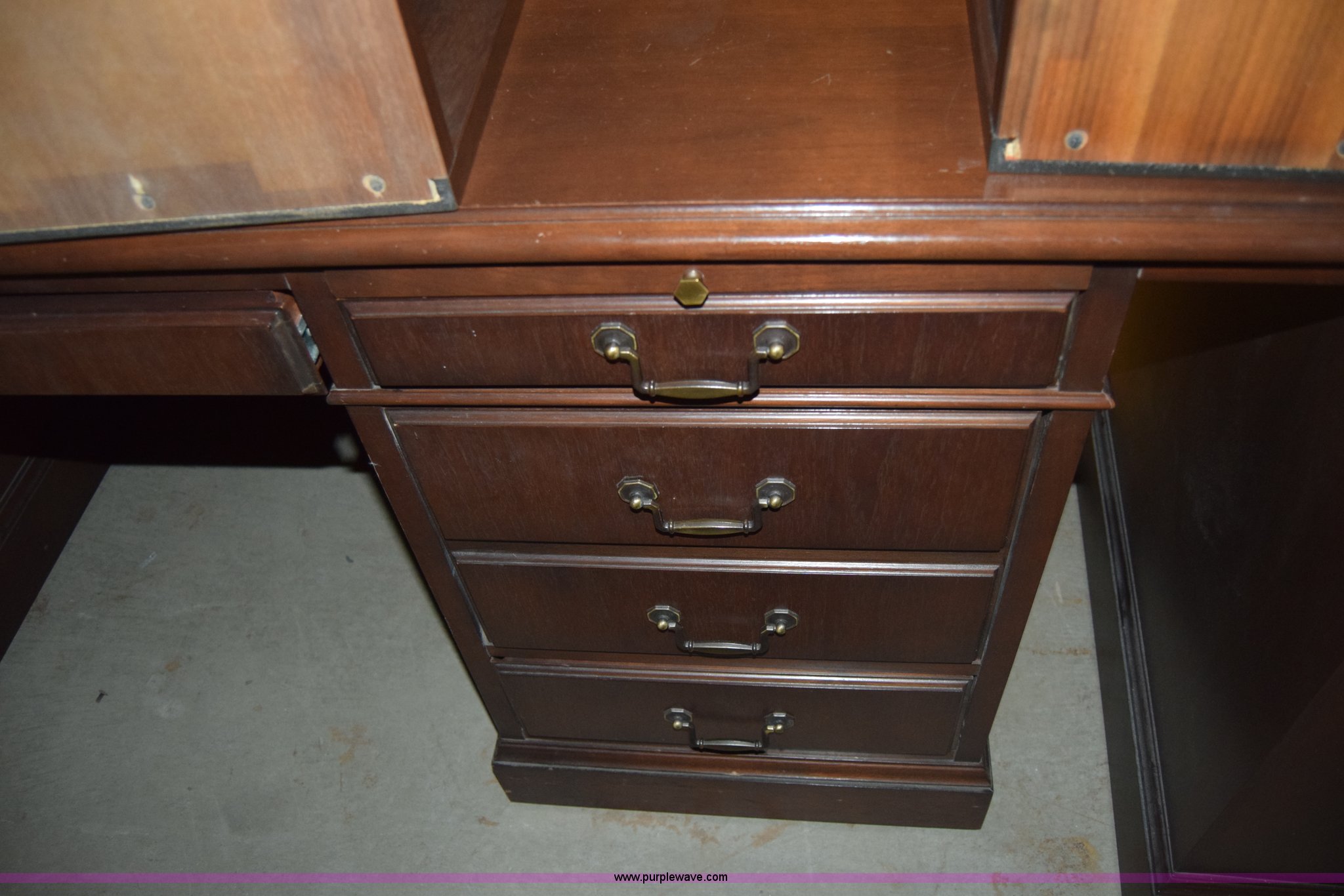 Jofco executive wood desk set in Wichita, KS | Item BO9689 sold ...