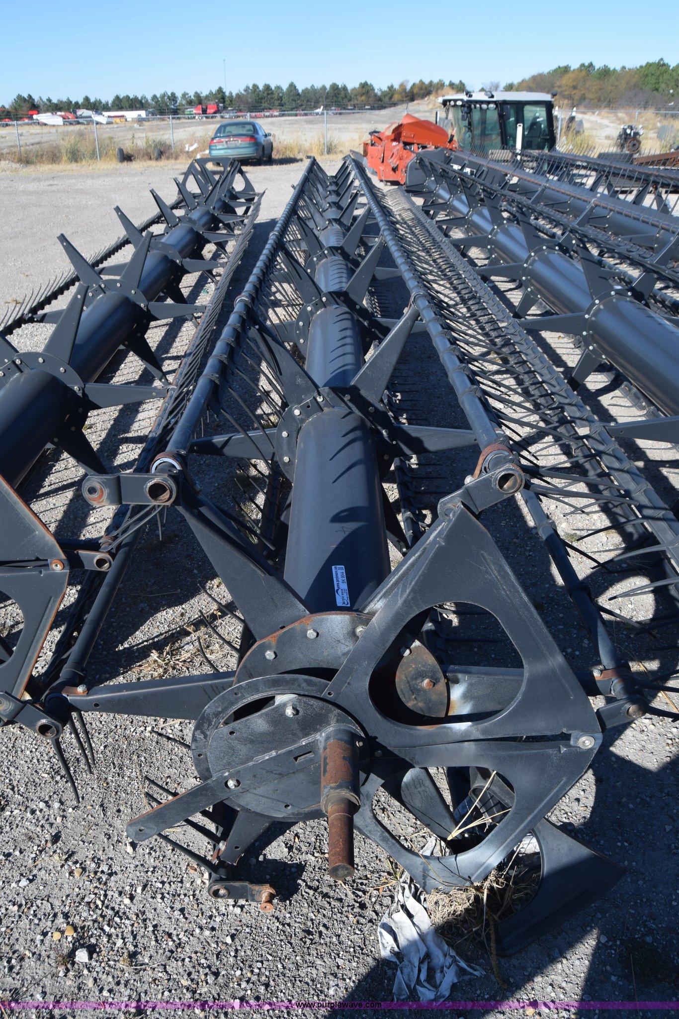 40' combine reel in Hesston, KS | Item BK9044 sold | Purple Wave