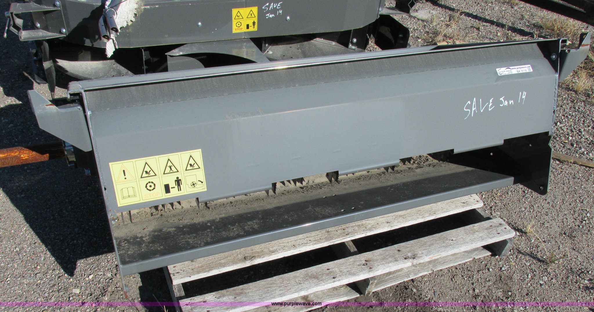 Rekord straw chopper in Hesston, KS | Item BK9116 sold | Purple Wave