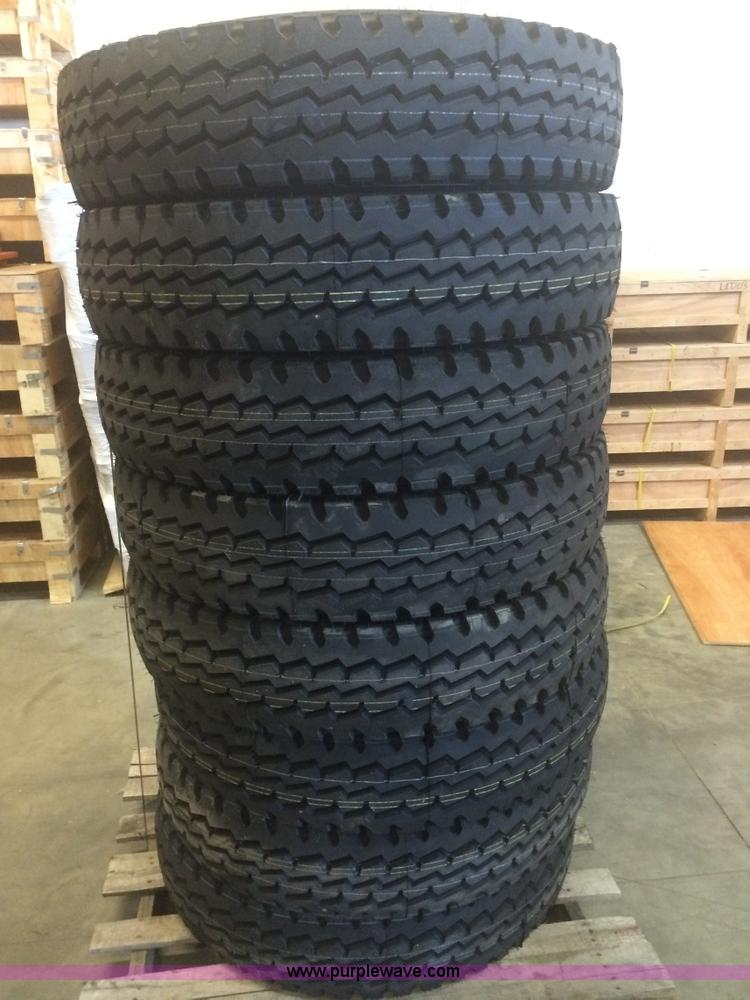 (8) Transking 11R22.5 tires in Anoka, MN | Item E1127 sold | Purple Wave