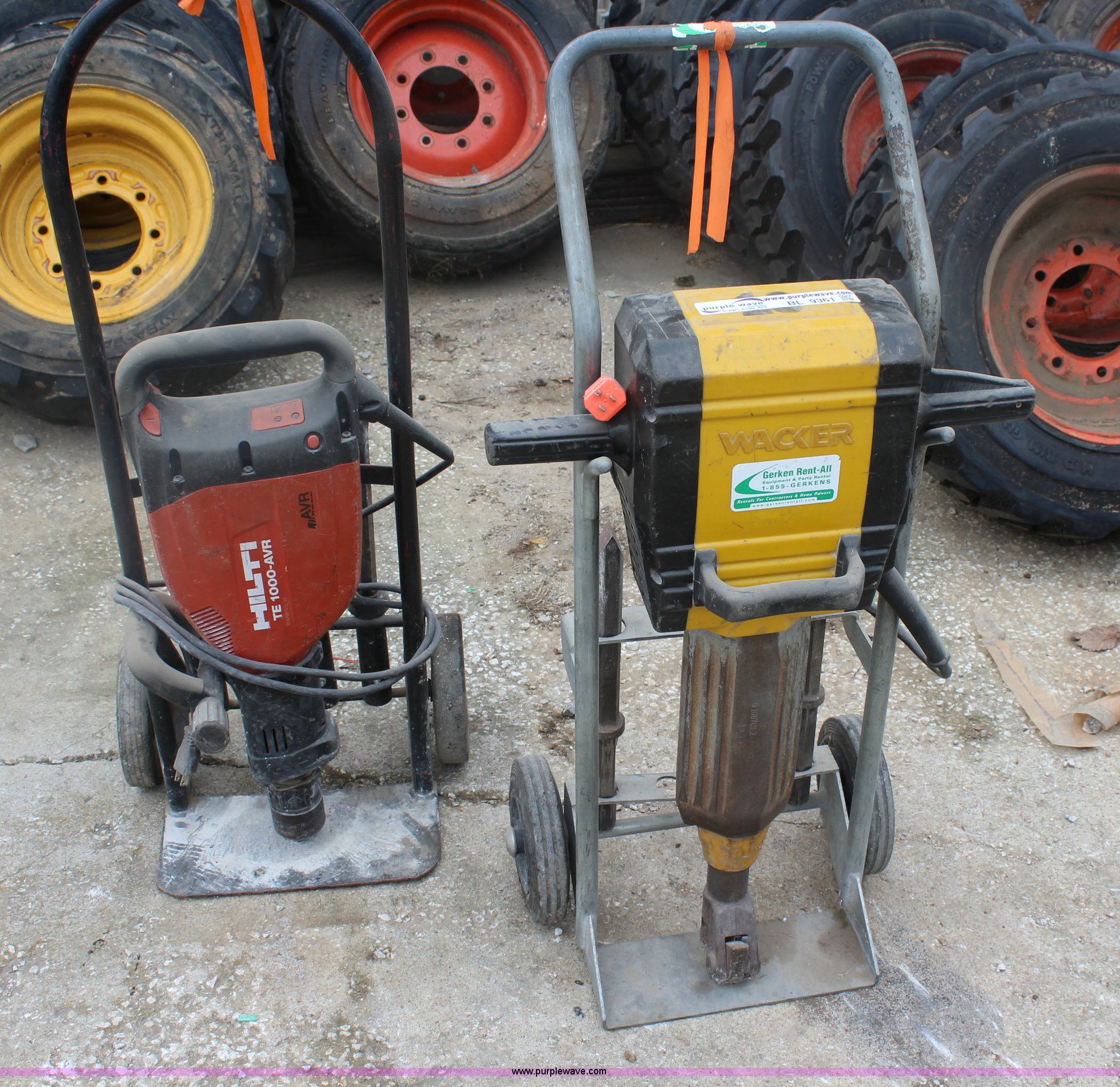 (2) jack hammers in Paola, KS | Item BL9361 sold | Purple Wave