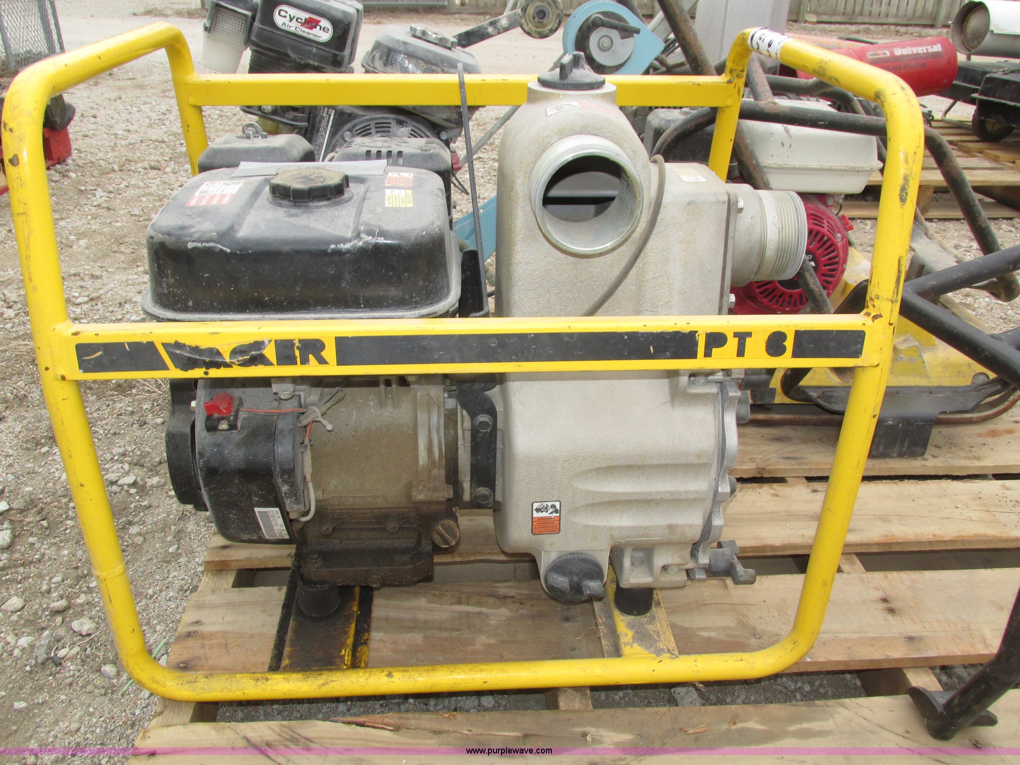 Wacker PT3 trash pump in Lincoln, NE | Item H1042 sold | Purple Wave