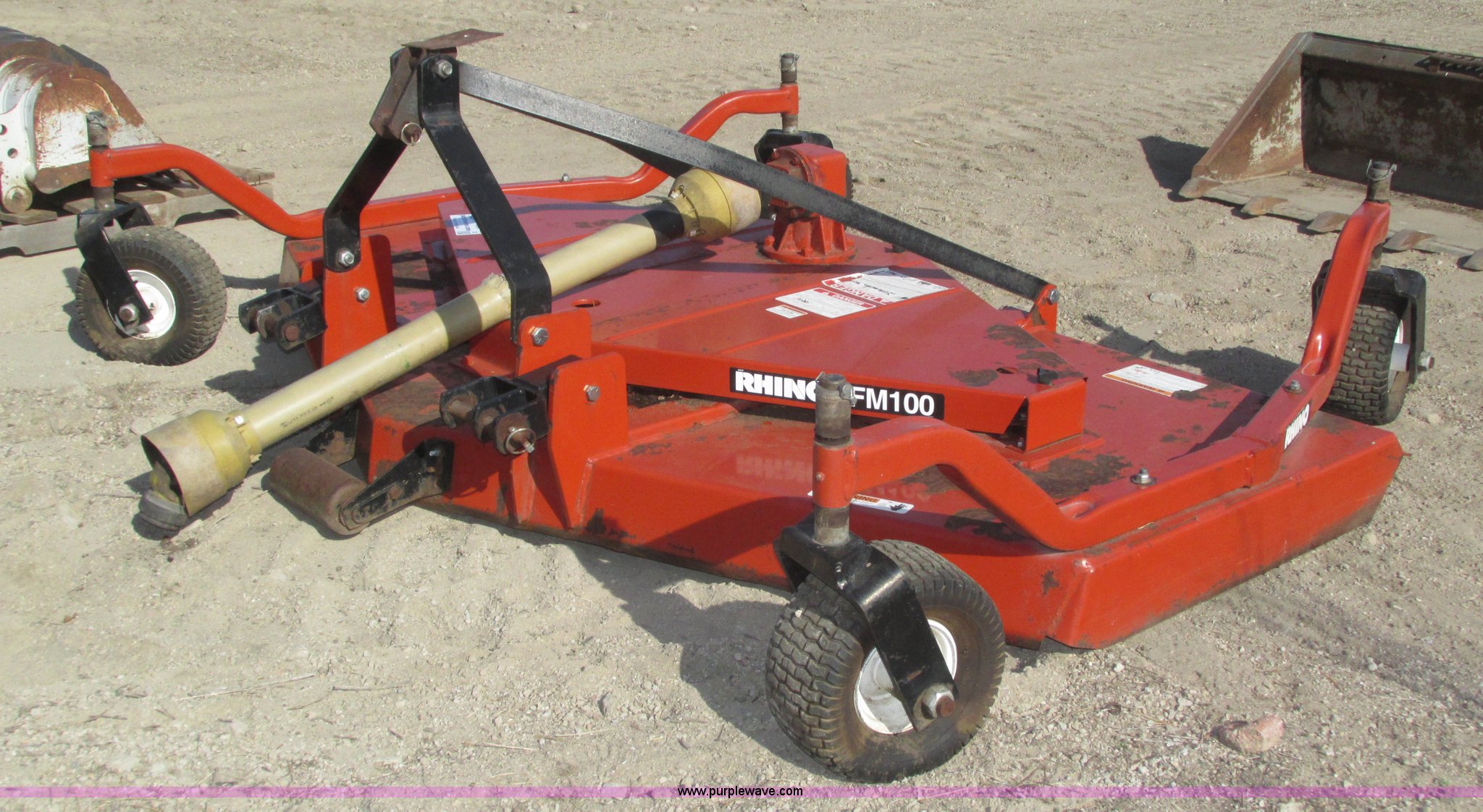 Rhino FM100 finish mower in Lincoln, NE | Item H1058 sold | Purple Wave