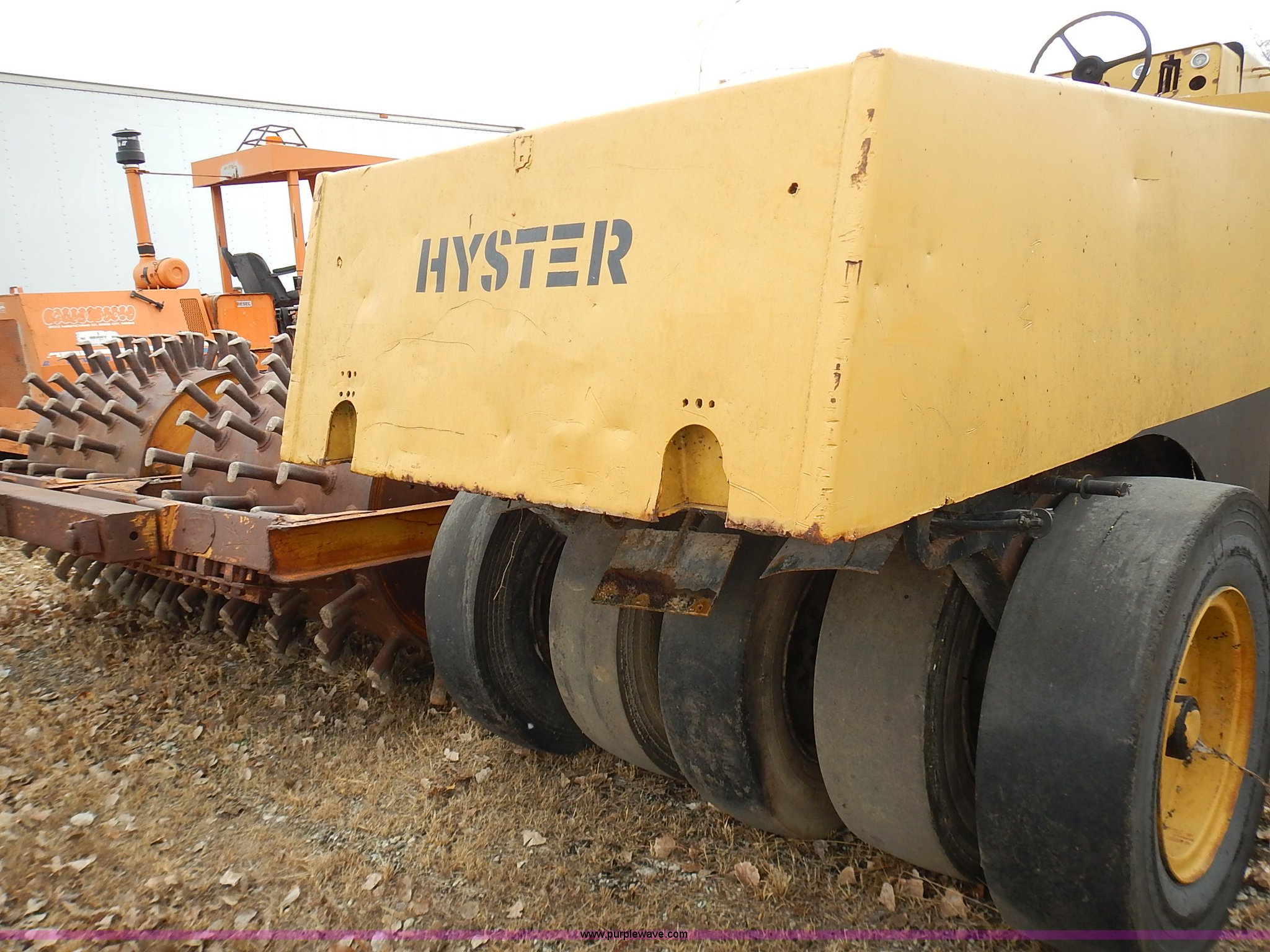 Hyster C500A pneumatic roller in Manhattan, KS | Item J6307 sold ...