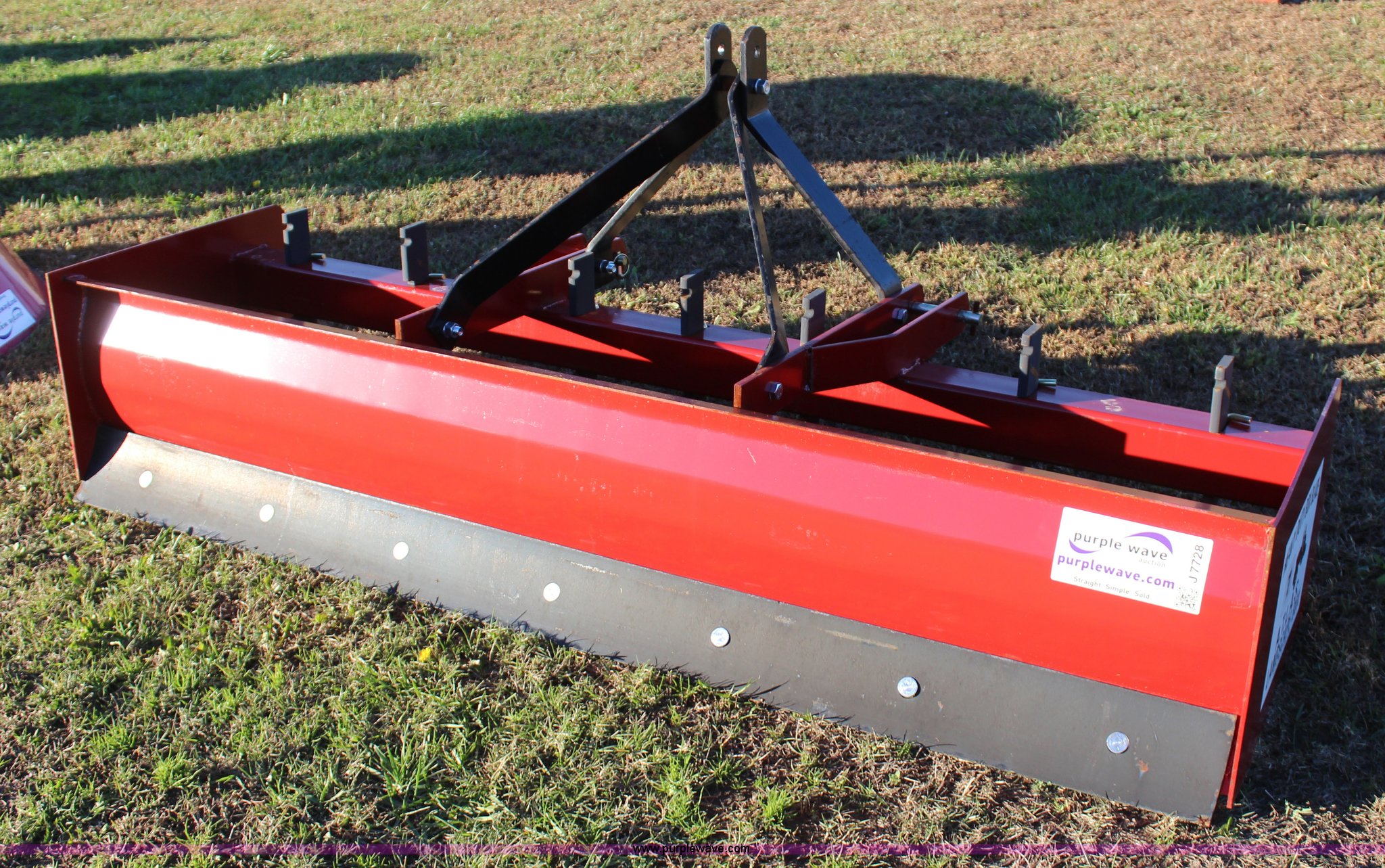 Atlas box blade in Mounds, OK | Item J7728 sold | Purple Wave