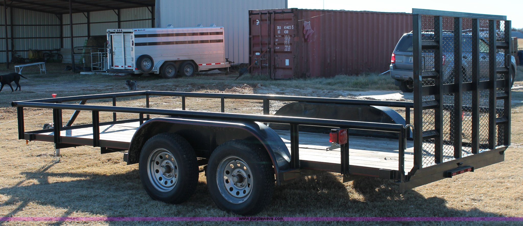 2012 Parker Performance flatbed utility trailer in Hennessey, OK | Item ...