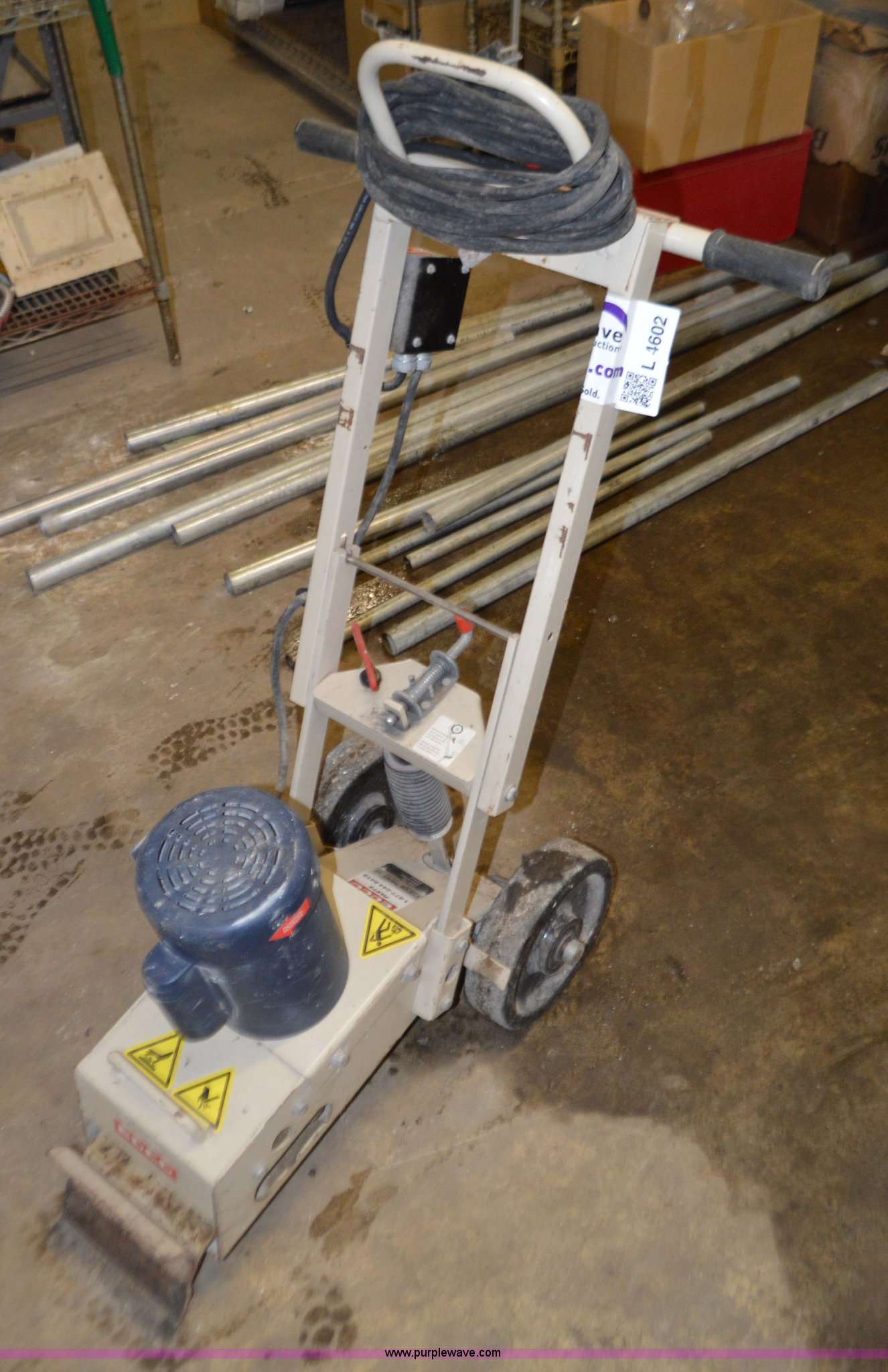 Edco TS8-75L tile scraper in Kansas City, MO | Item L4602 sold | Purple ...