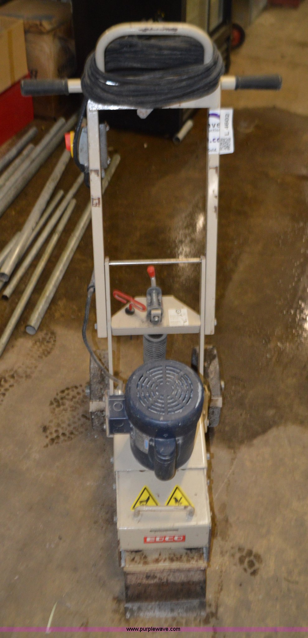 Edco TS8-75L tile scraper in Kansas City, MO | Item L4602 sold | Purple ...