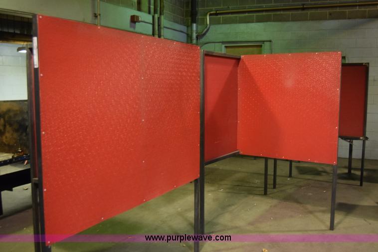 (3) Arc Welding partition screens in McPherson, KS | Item BK9814 sold ...