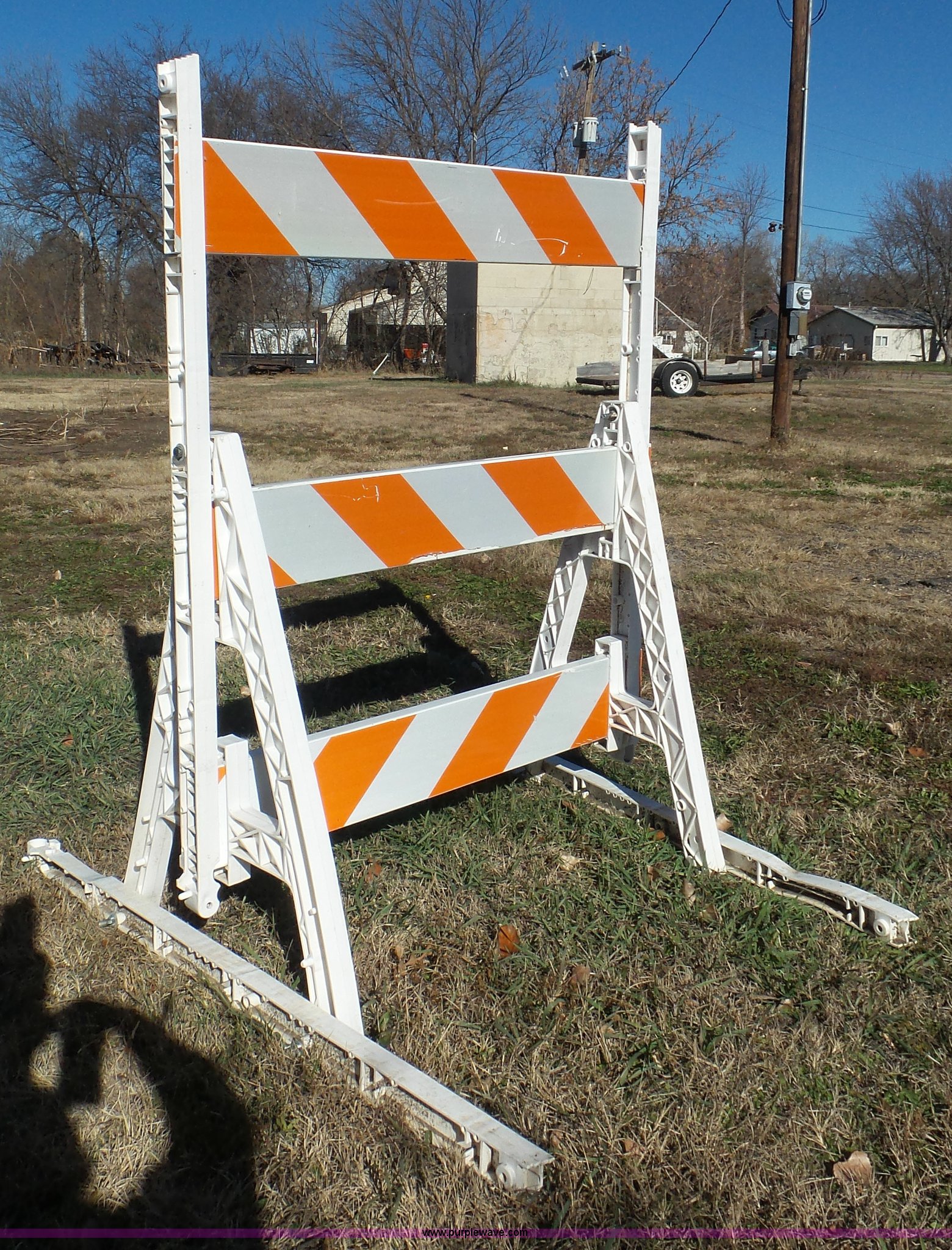 (15) 40" plastic reflective barricades in Glasco, KS | Item J8467 sold ...