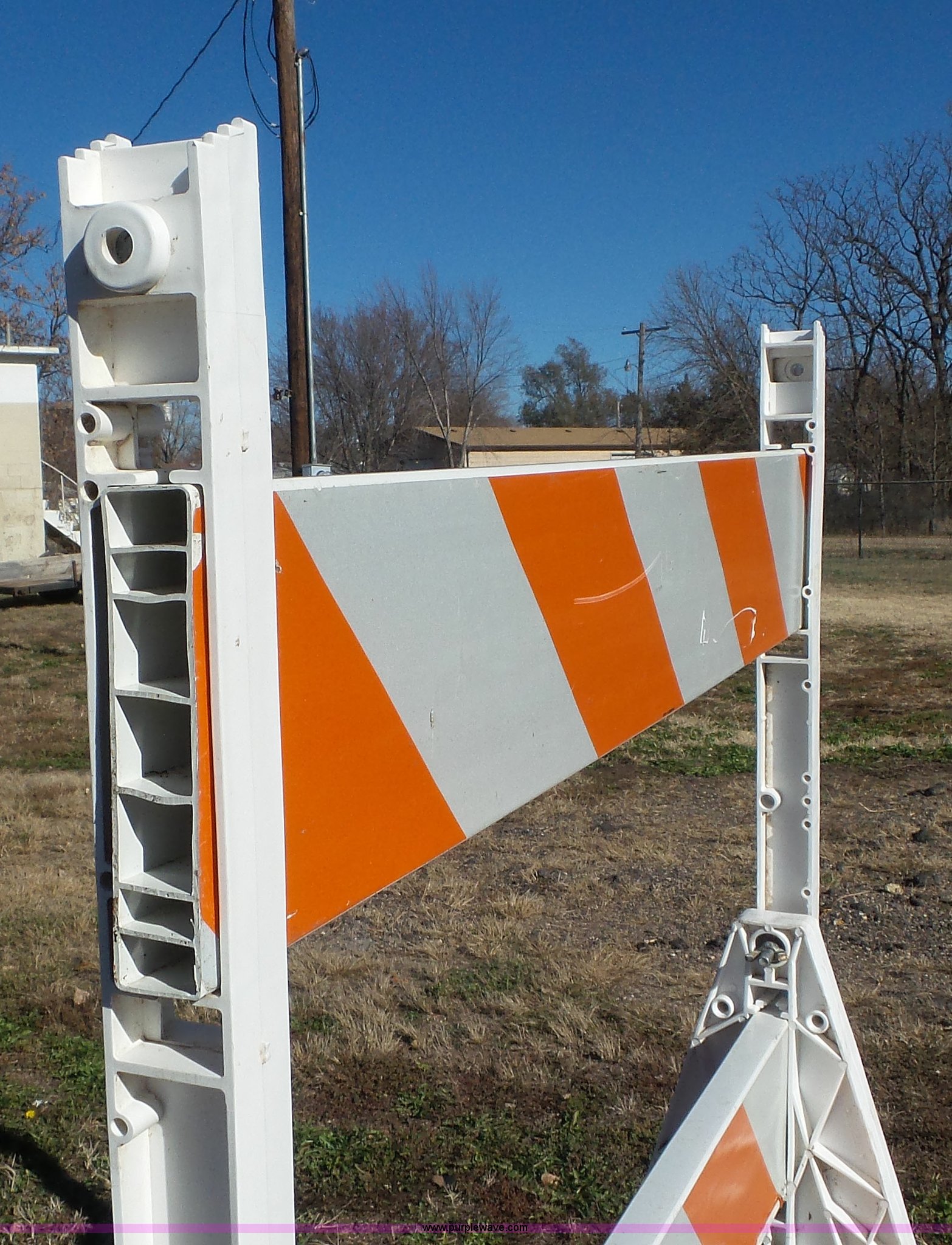 (15) 40" plastic reflective barricades in Glasco, KS | Item J8467 sold ...