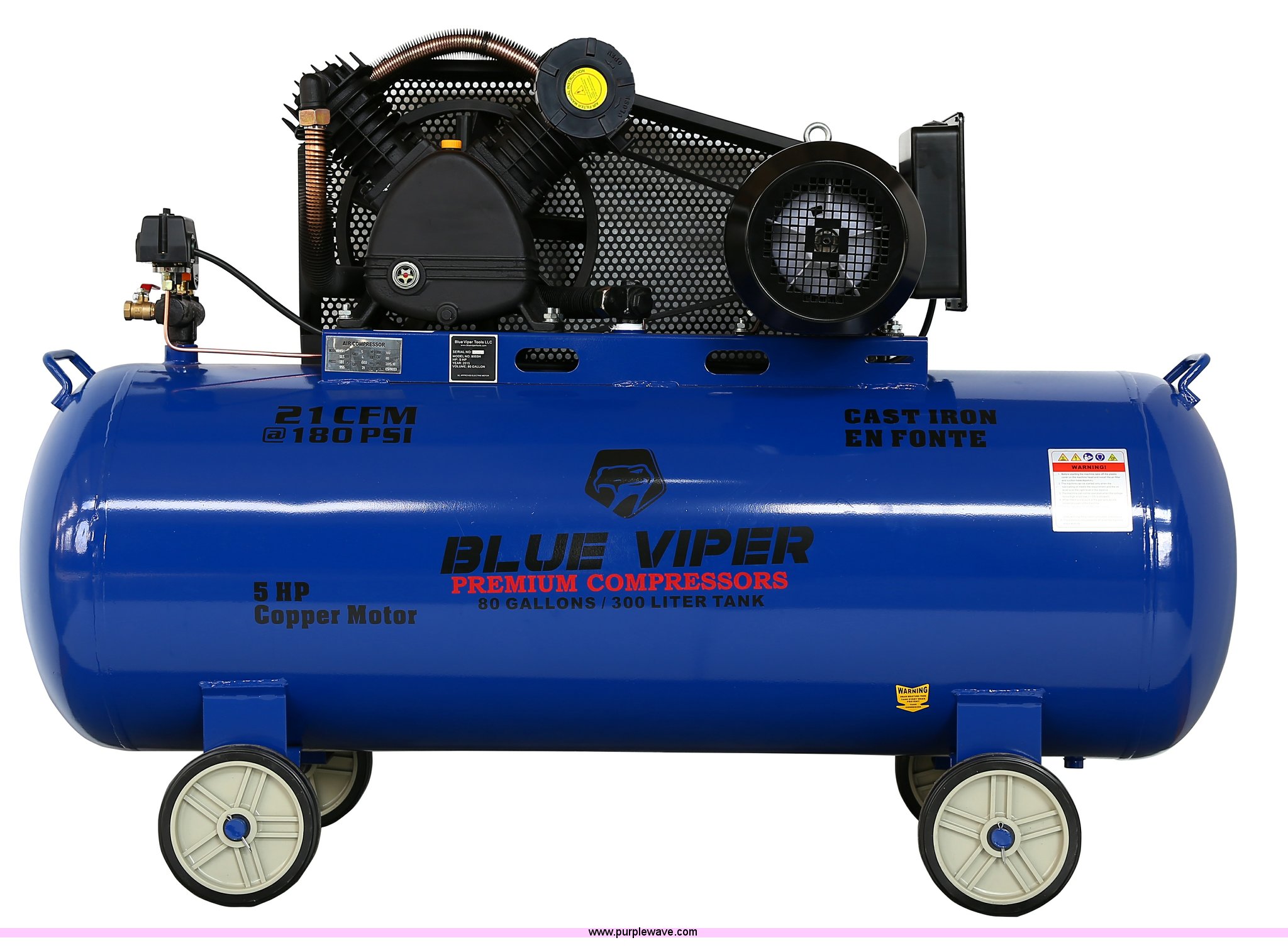 Blue Viper air compressor in Anoka, MN | Item E1453 sold | Purple Wave