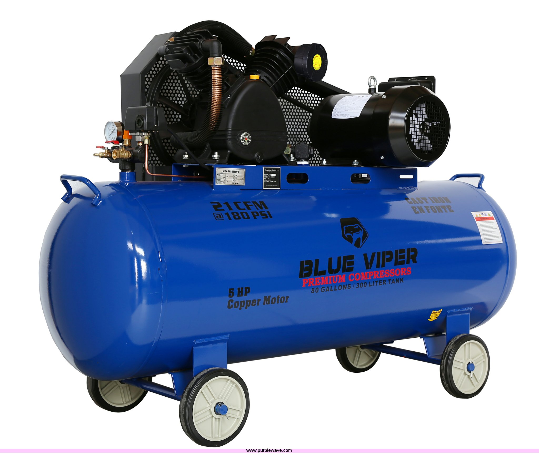 Blue Viper air compressor in Anoka, MN | Item E1453 sold | Purple Wave