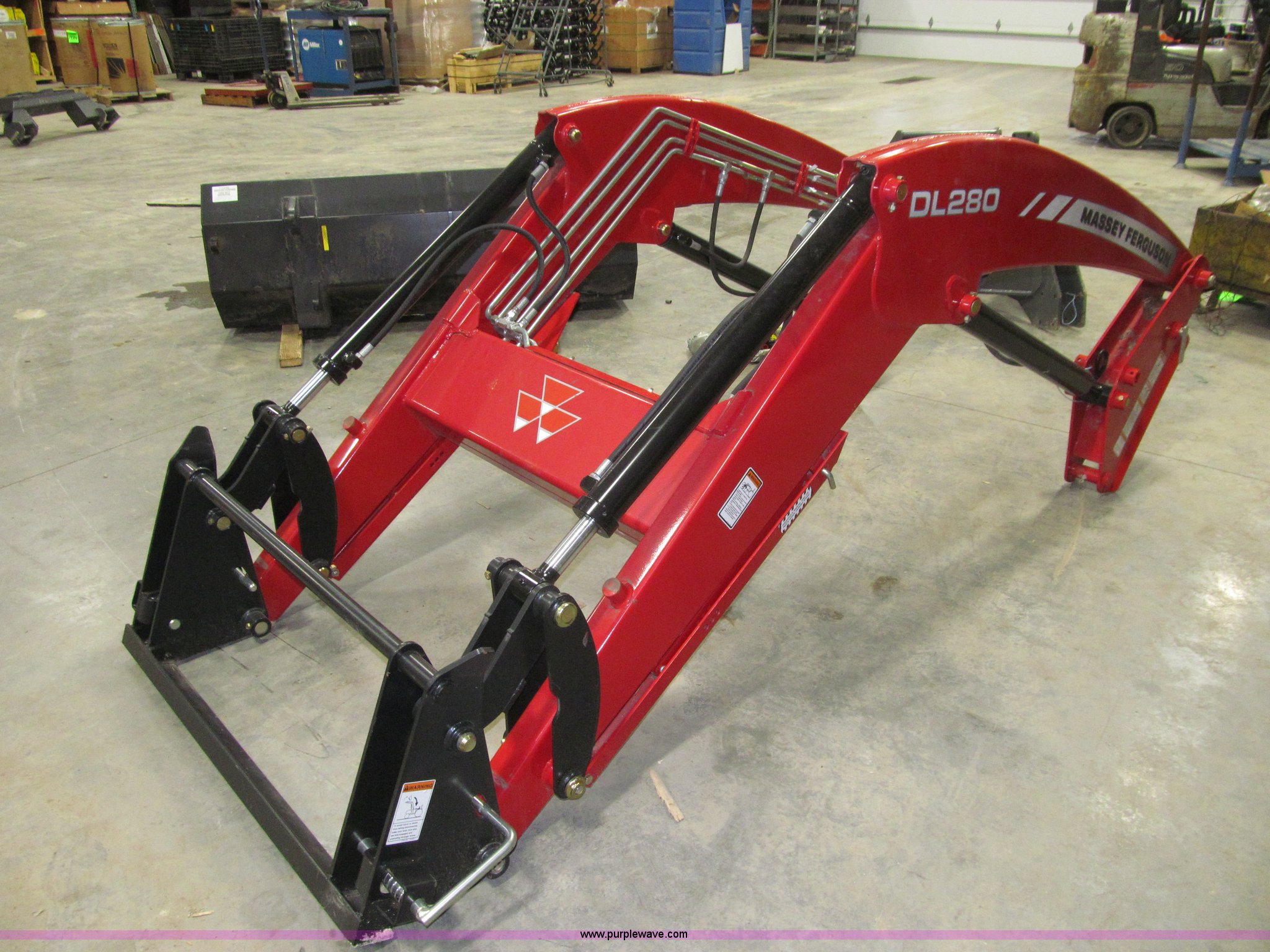 Massey-Ferguson DL280 loader assembly in Dubuque, IA | Item E1491 sold ...