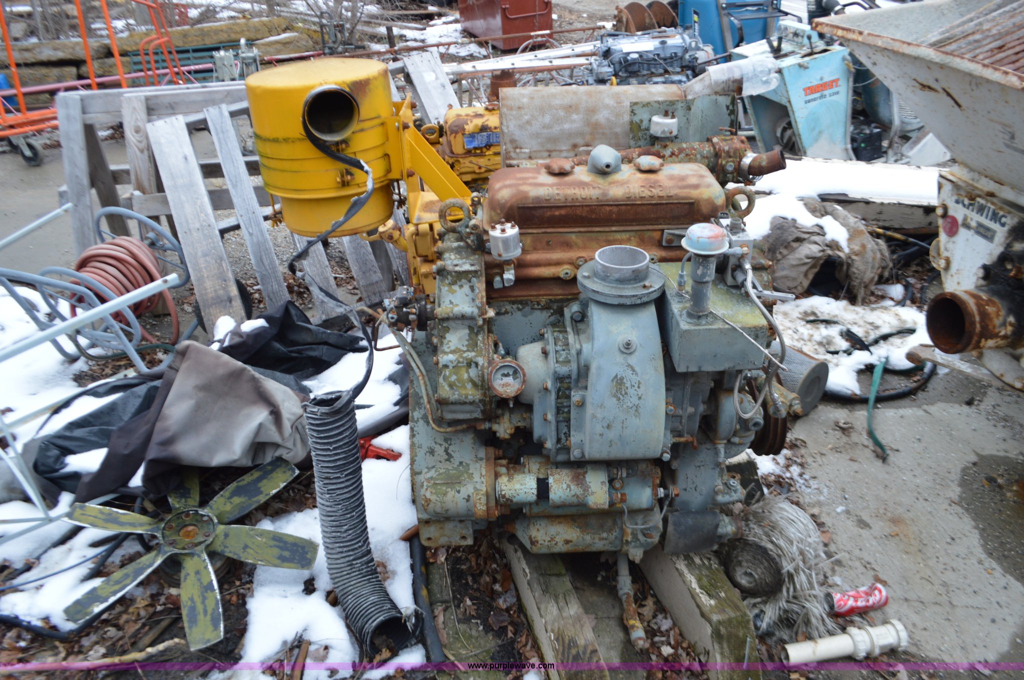 Detroit Diesel 471 four cylinder diesel engine in Grain Valley, MO ...